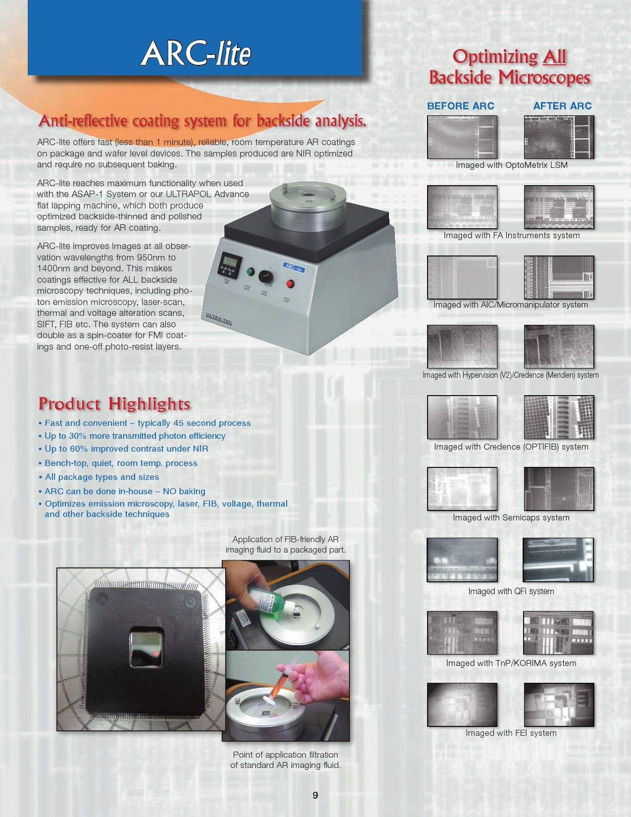 Selected Area Preparation Productst - ULTRA TEC by ULTRA TEC - Issuu
