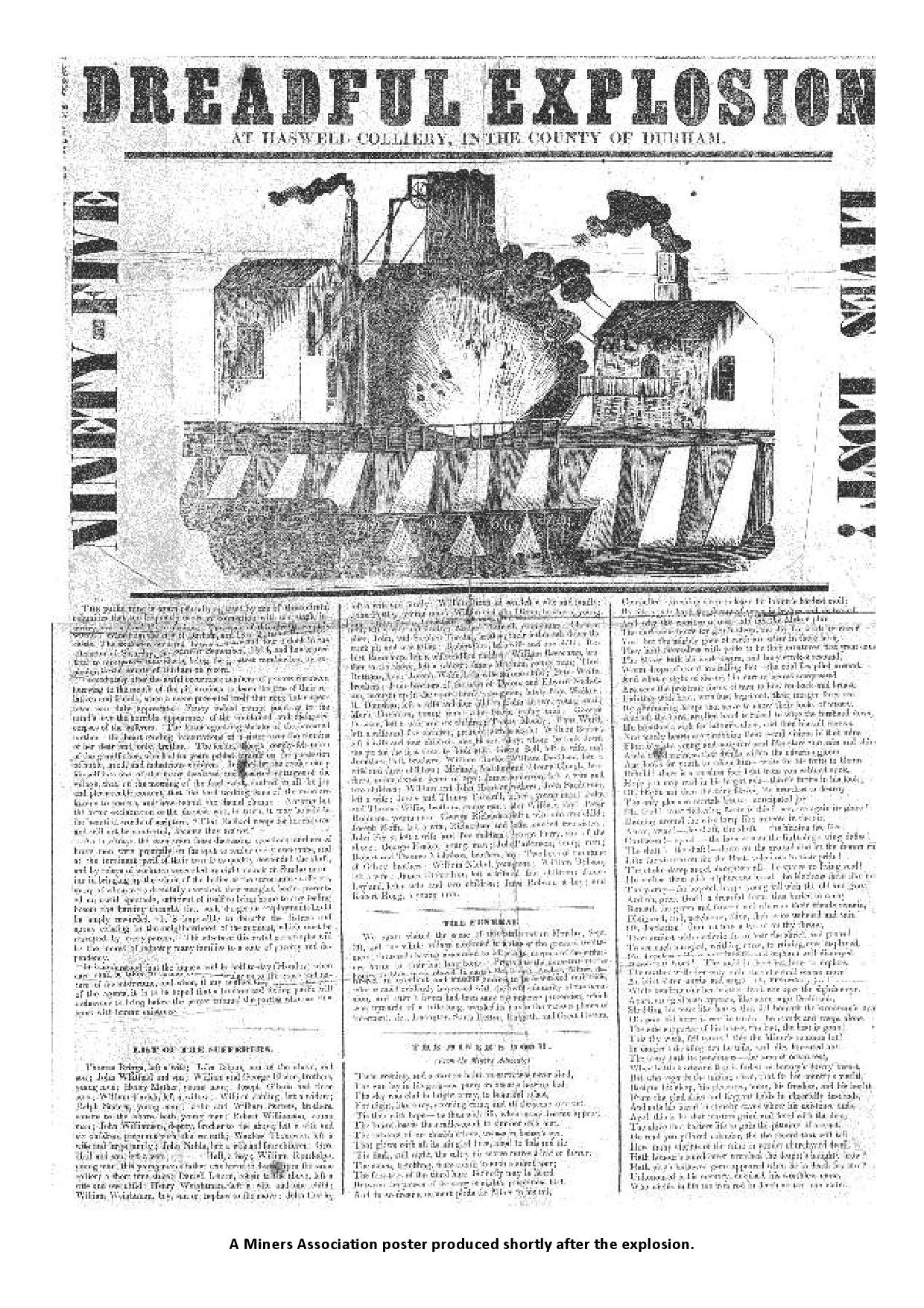 Dreadful Explosion at Haswell Colliery by Laine Thompson - Issuu