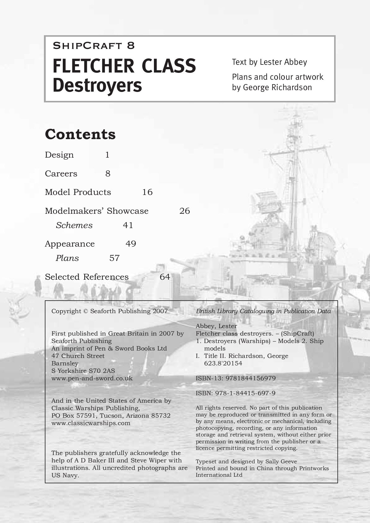 Fletcher Class Destroyers by Pen and Sword Books Ltd - Issuu