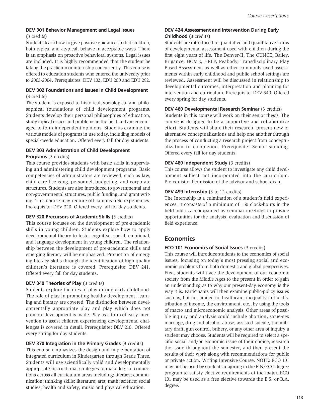 SNHU Undergraduate Catalog 2008-2009 by Southern New Hampshire ...