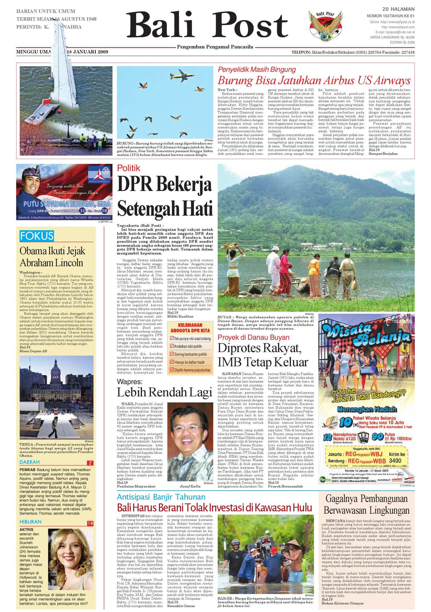 Bali Post - Minggu, 18 Januari 2009 by e-Paper KMB - Issuu