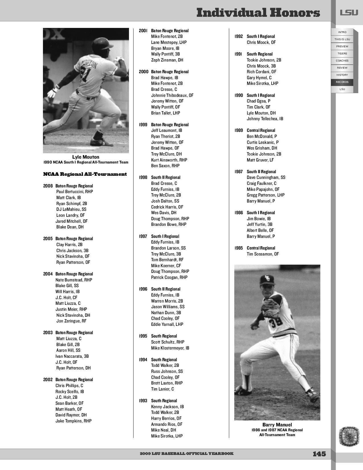 2009 LSU Baseball Media Guide by LSU Athletics - Issuu