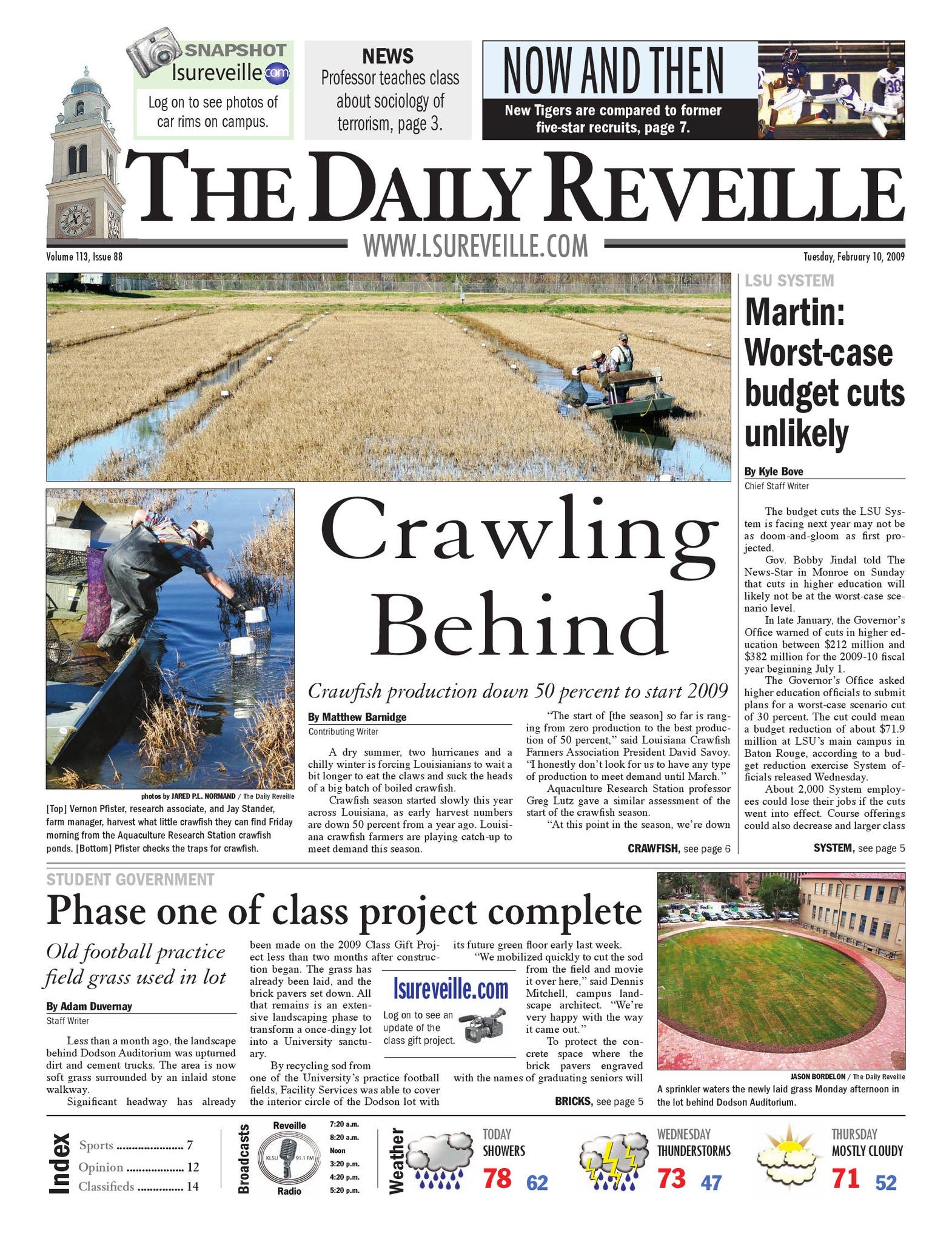The Daily Reveille — February 10, 2009 by Reveille - Issuu