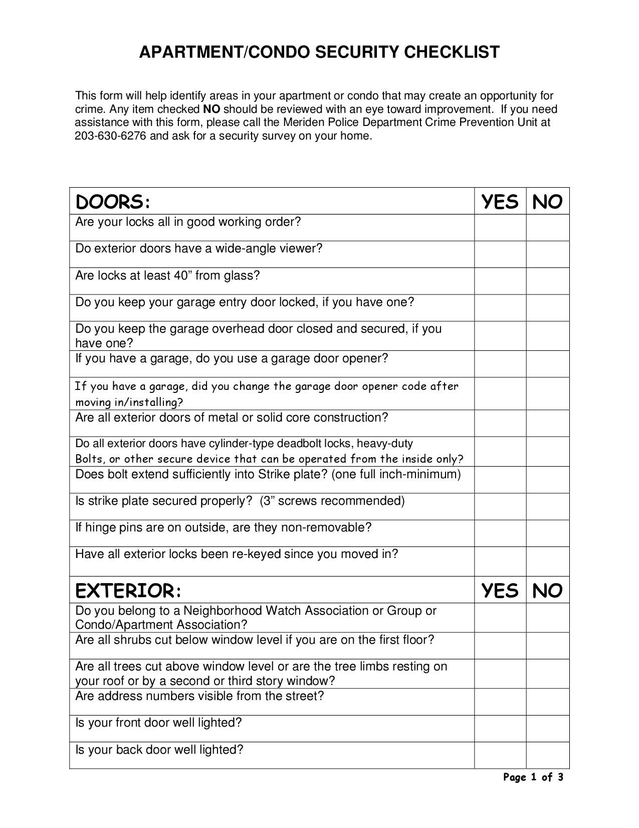 HOME SECURITY CHECKLIST by Record Journal - Issuu