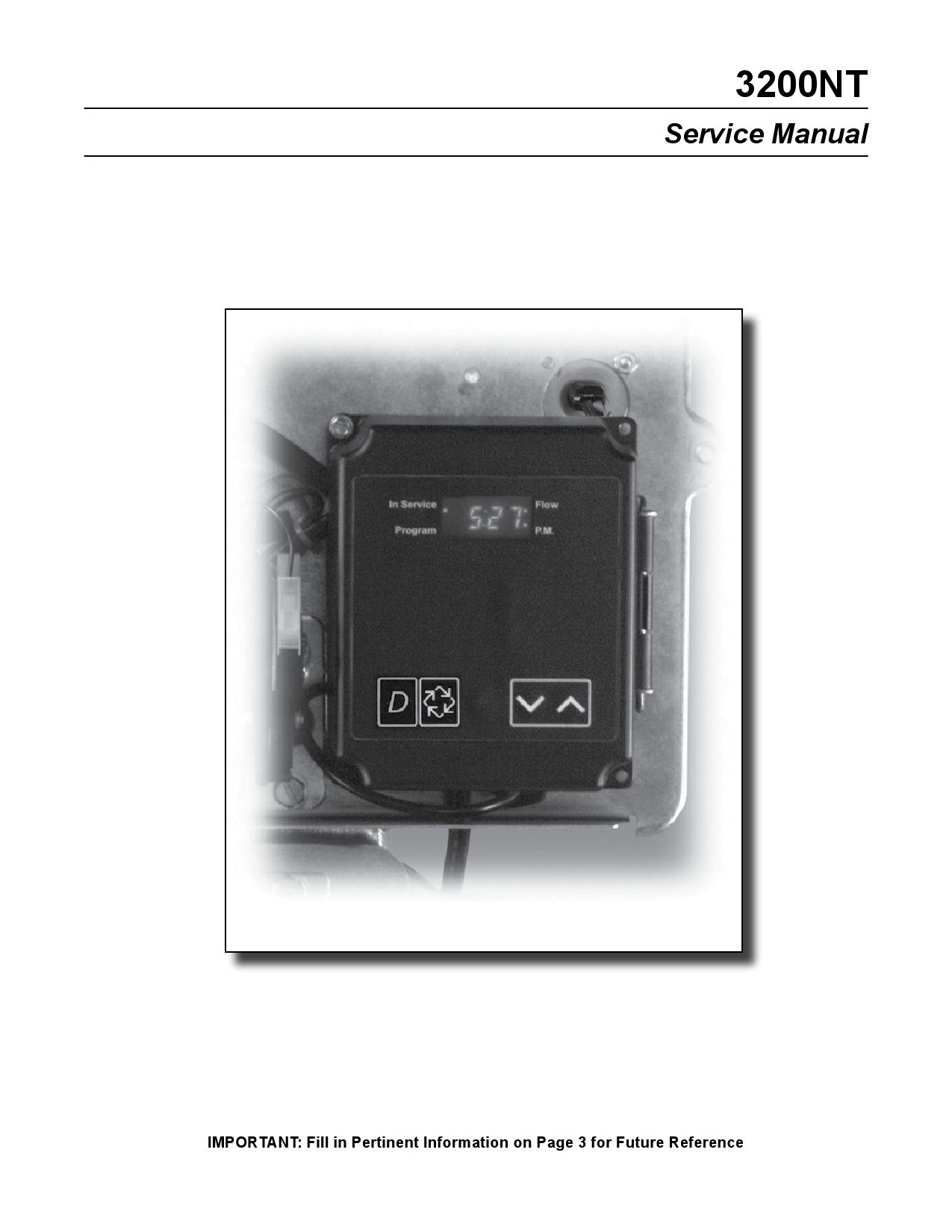 Fleck 3200NT timer manual de servicio by PURADOM SRL - Issuu