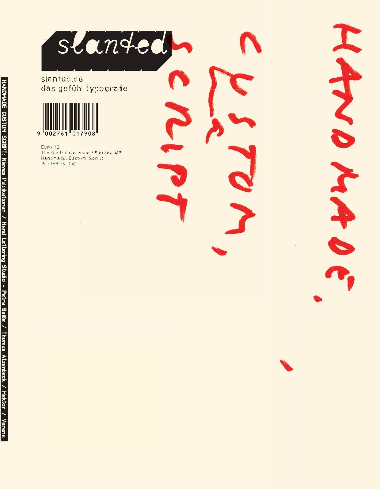 Slanted #3 – Handmade, Custom, Script by Slanted Publishers - Issuu