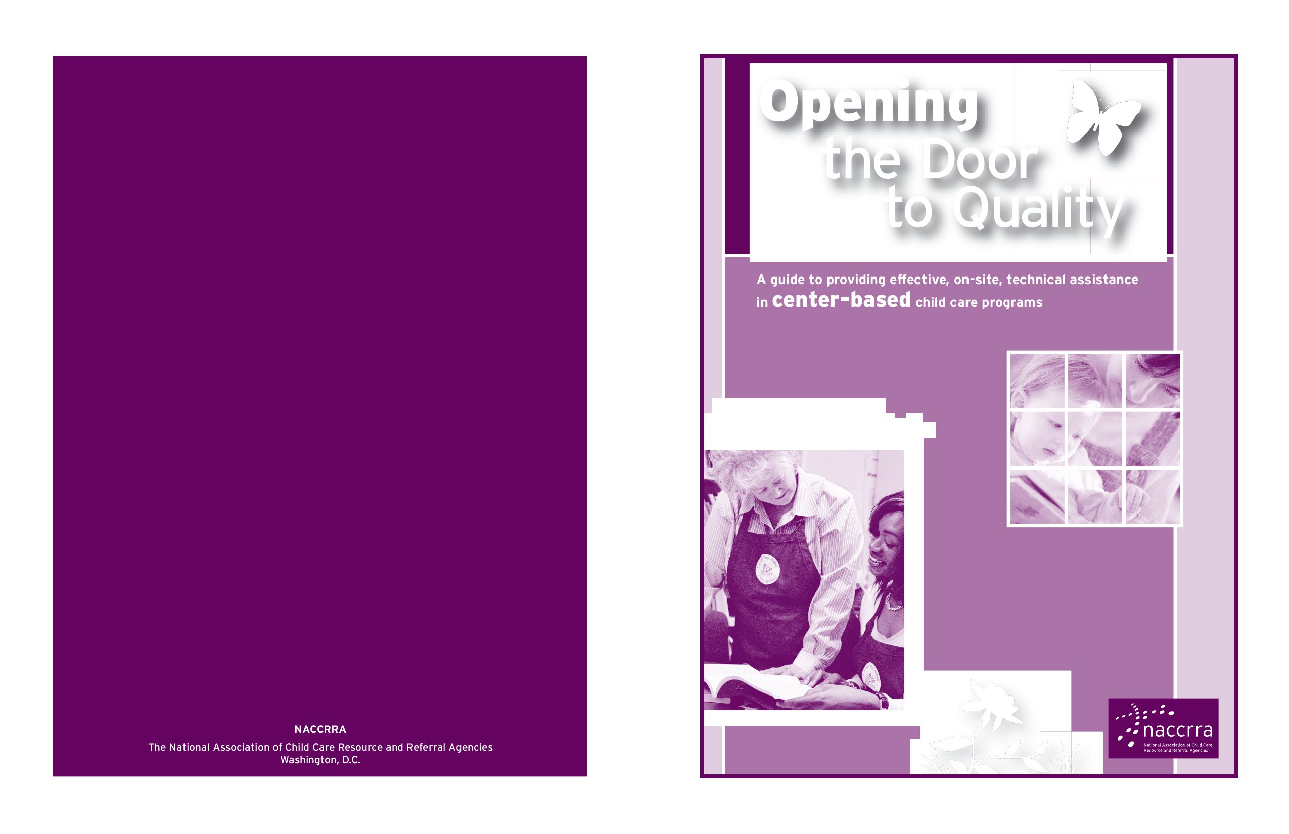 Opening the Door to Quality: Center by Child Care Aware® of America - Issuu