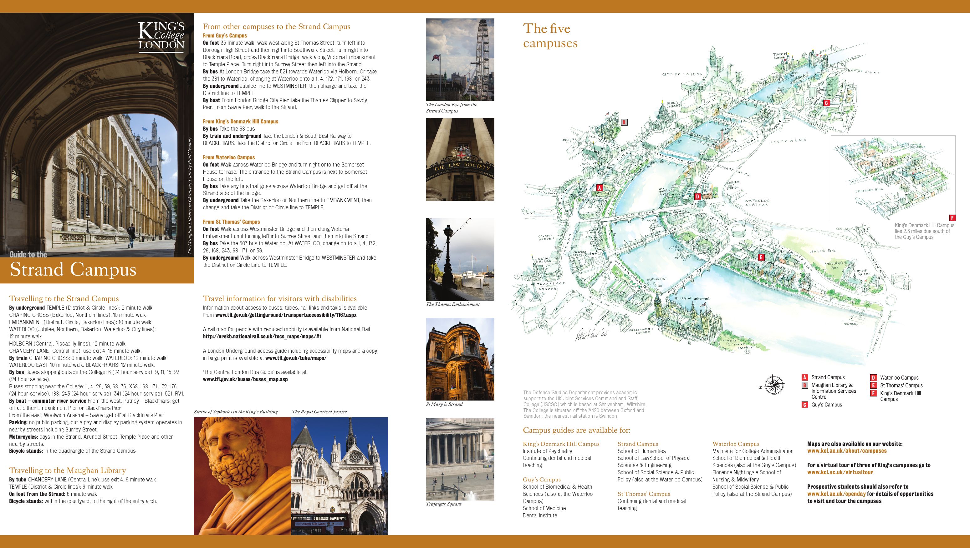 Strand Campus Guide 2008 by King's College London - Issuu