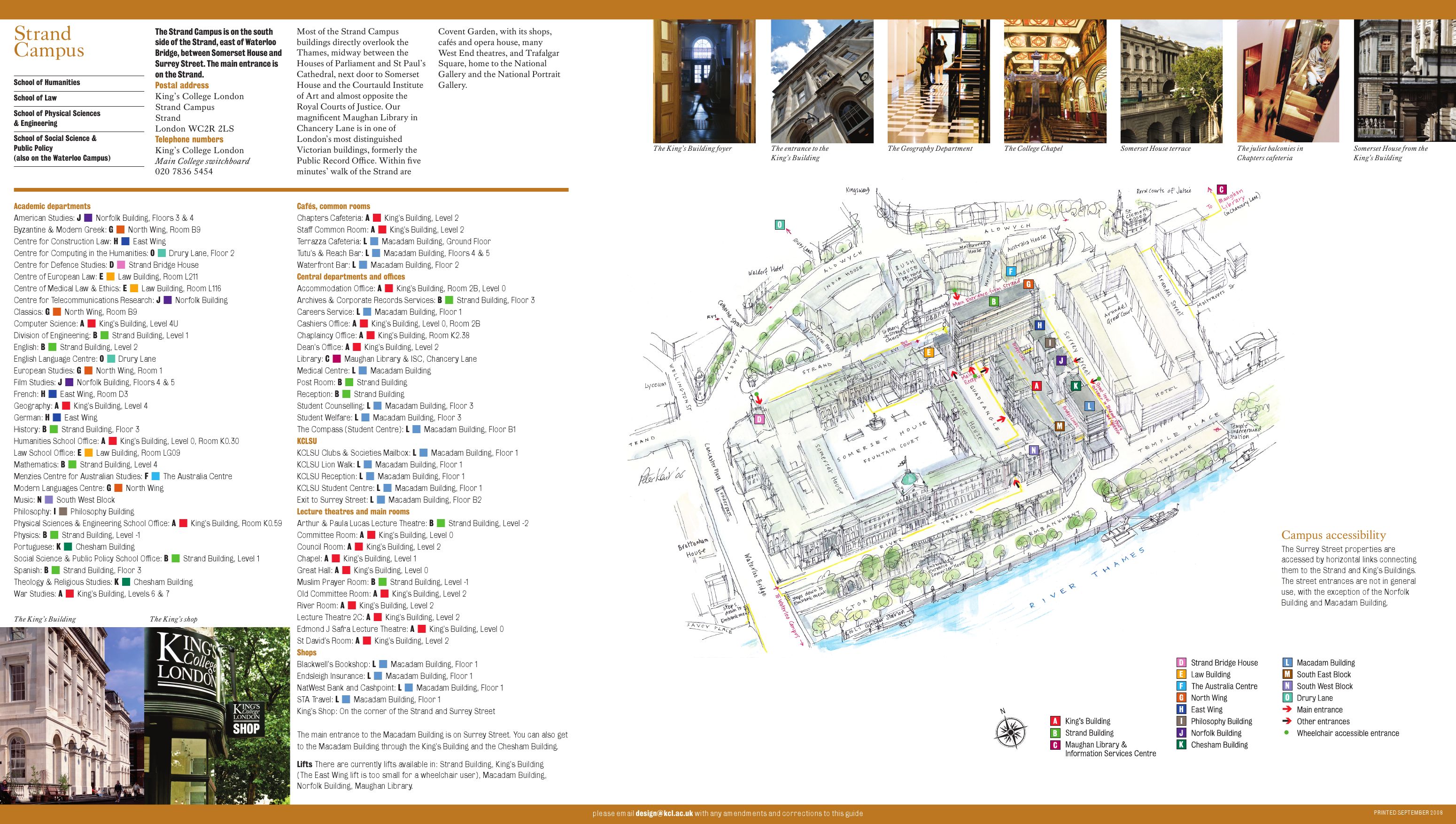 Strand Campus Guide 2008 by King's College London - Issuu
