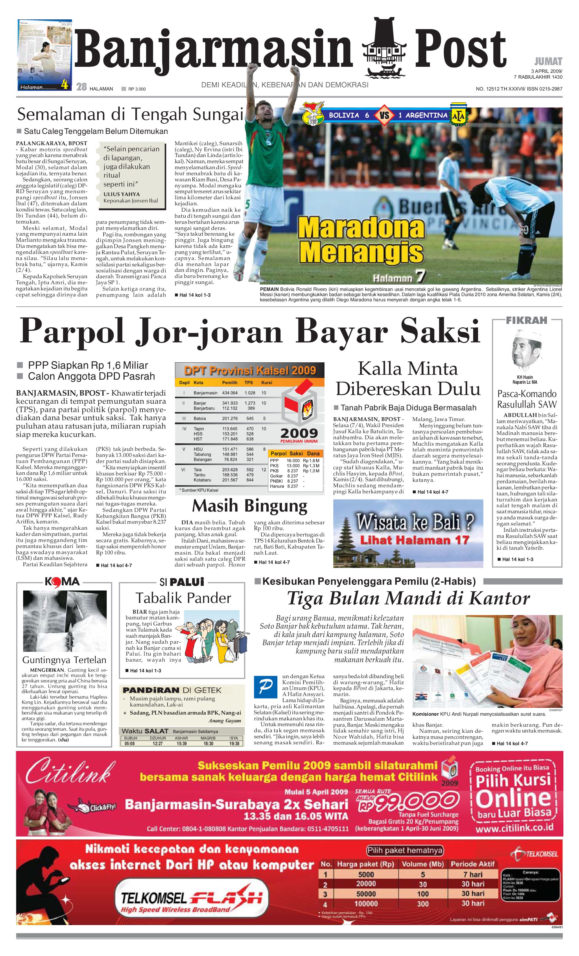 Banjarmasin Post - 3 April 2009 by Banjarmasin Post - Issuu