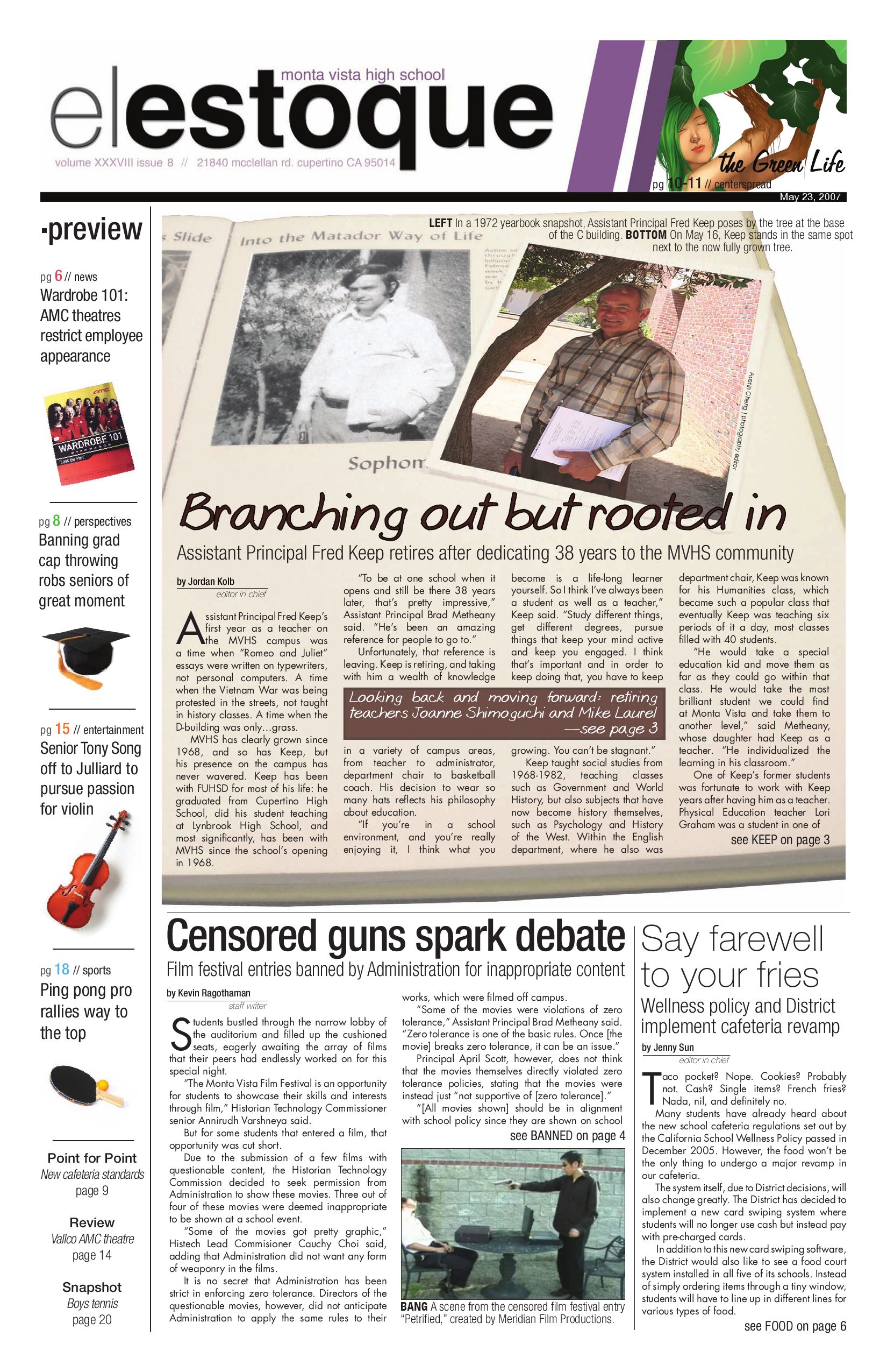 Volume 38, Issue 8, May 23 2007 by El Estoque - Issuu