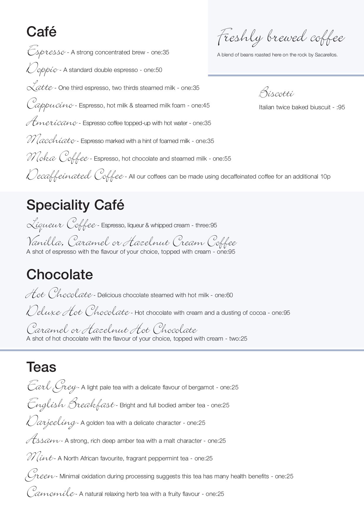 Cafe Solo Summer Menu by Rock Publishing Ltd - Issuu
