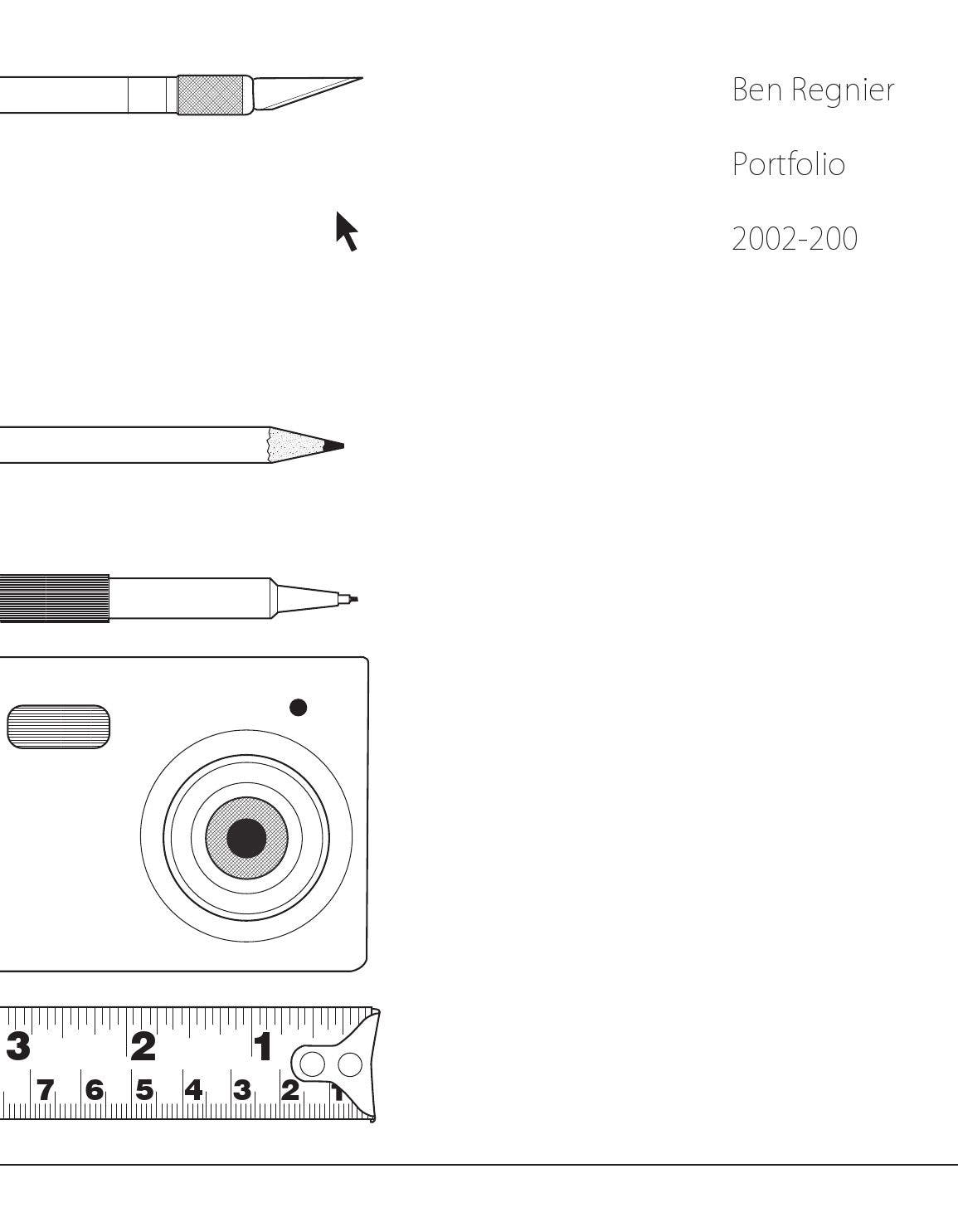 2009 Portfolio by Benjamin Regnier - Issuu