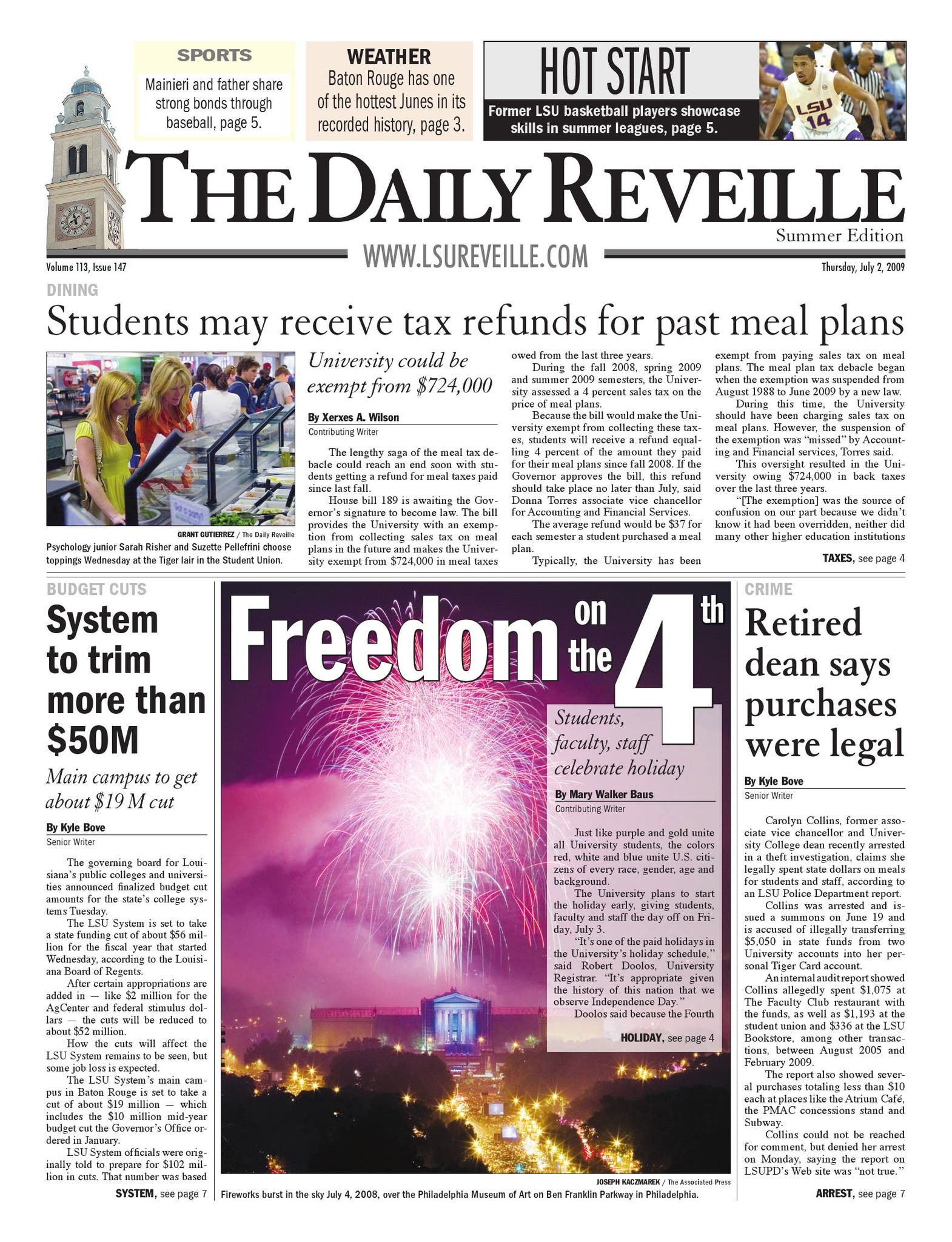 The Daily Reveille - July 2, 2009 by Reveille - Issuu