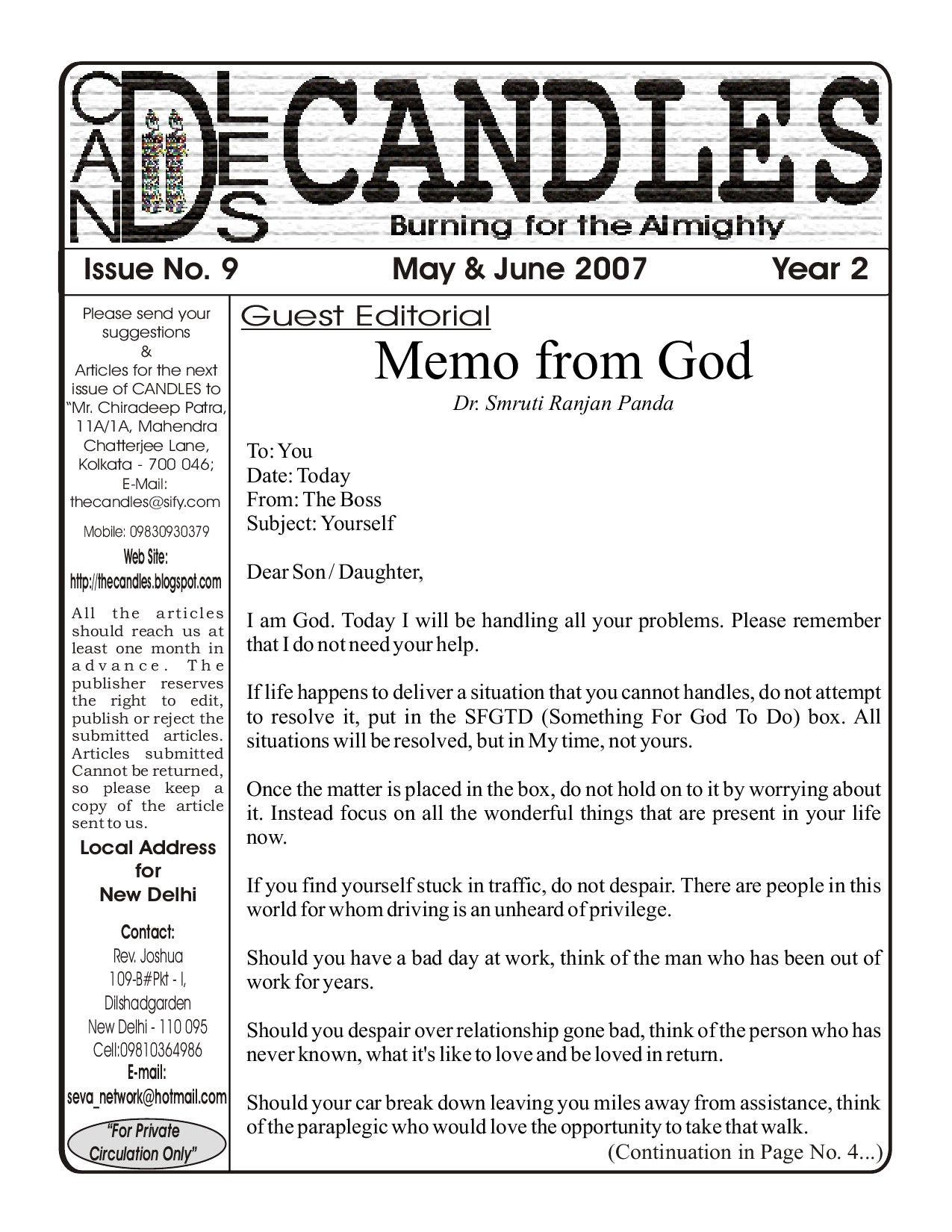 9 Candles by Candles Magazine - Issuu