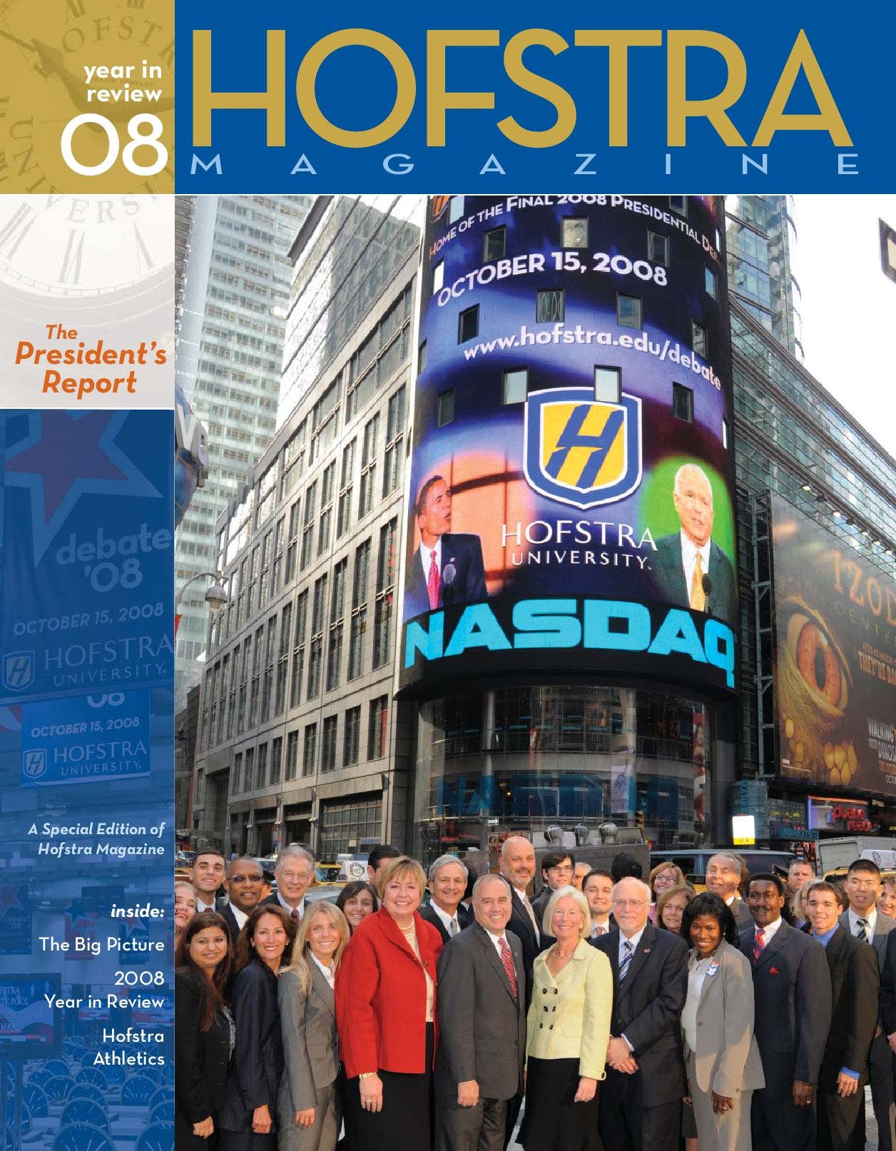 Hofstra Magazine: President's Report 2009 by Hofstra University - Issuu