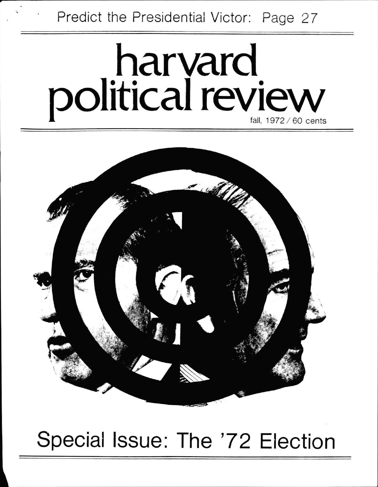 Fall 1972 by The Harvard Political Review - Issuu