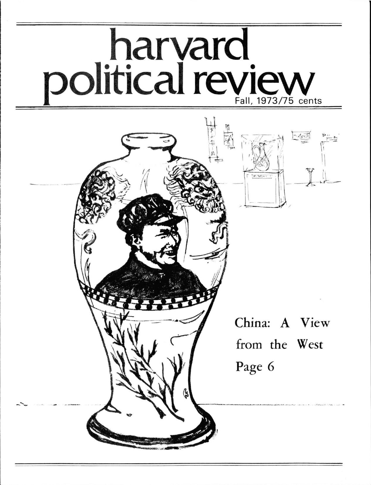 Fall 1973 by The Harvard Political Review - Issuu