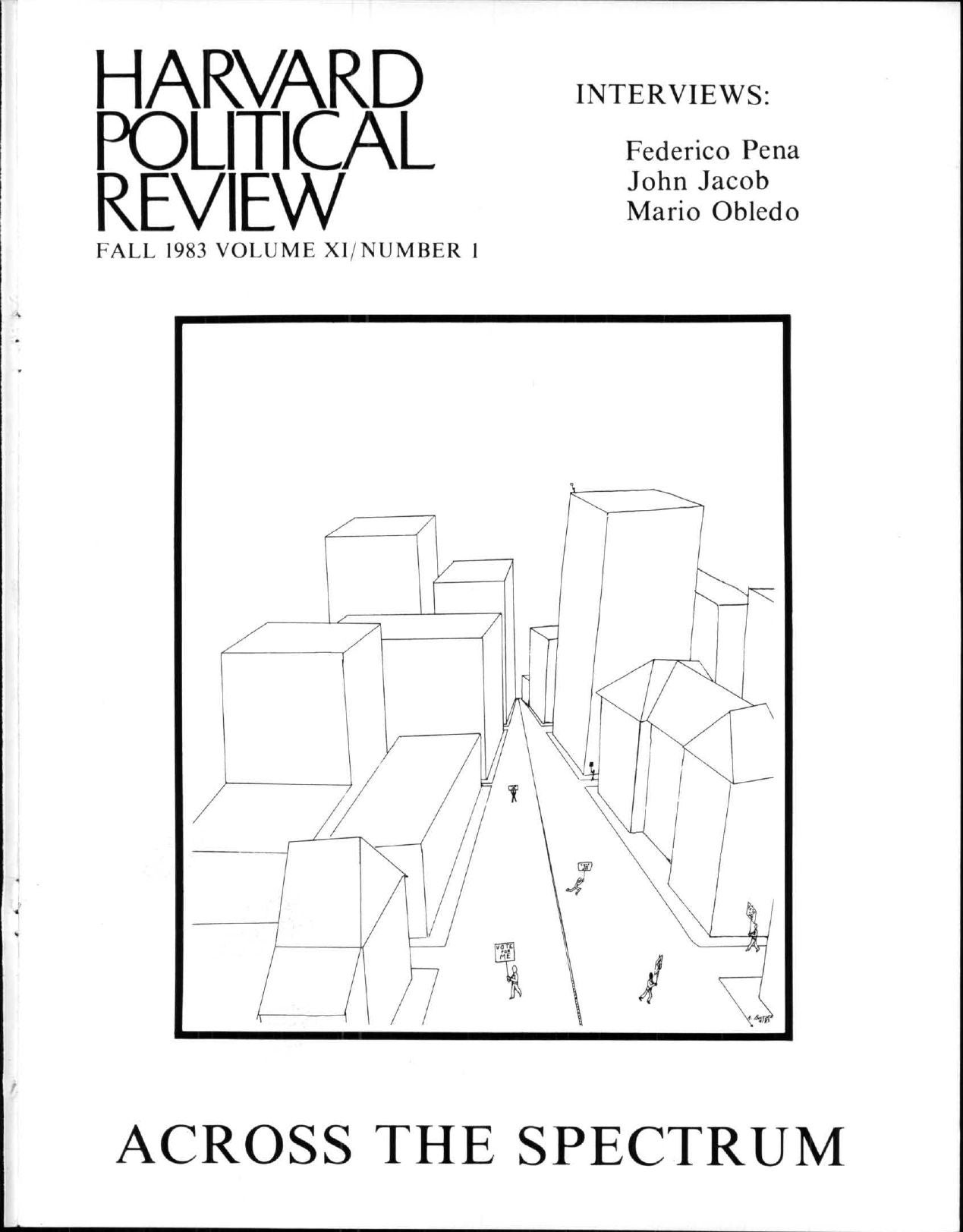 Fall 1983 by The Harvard Political Review - Issuu
