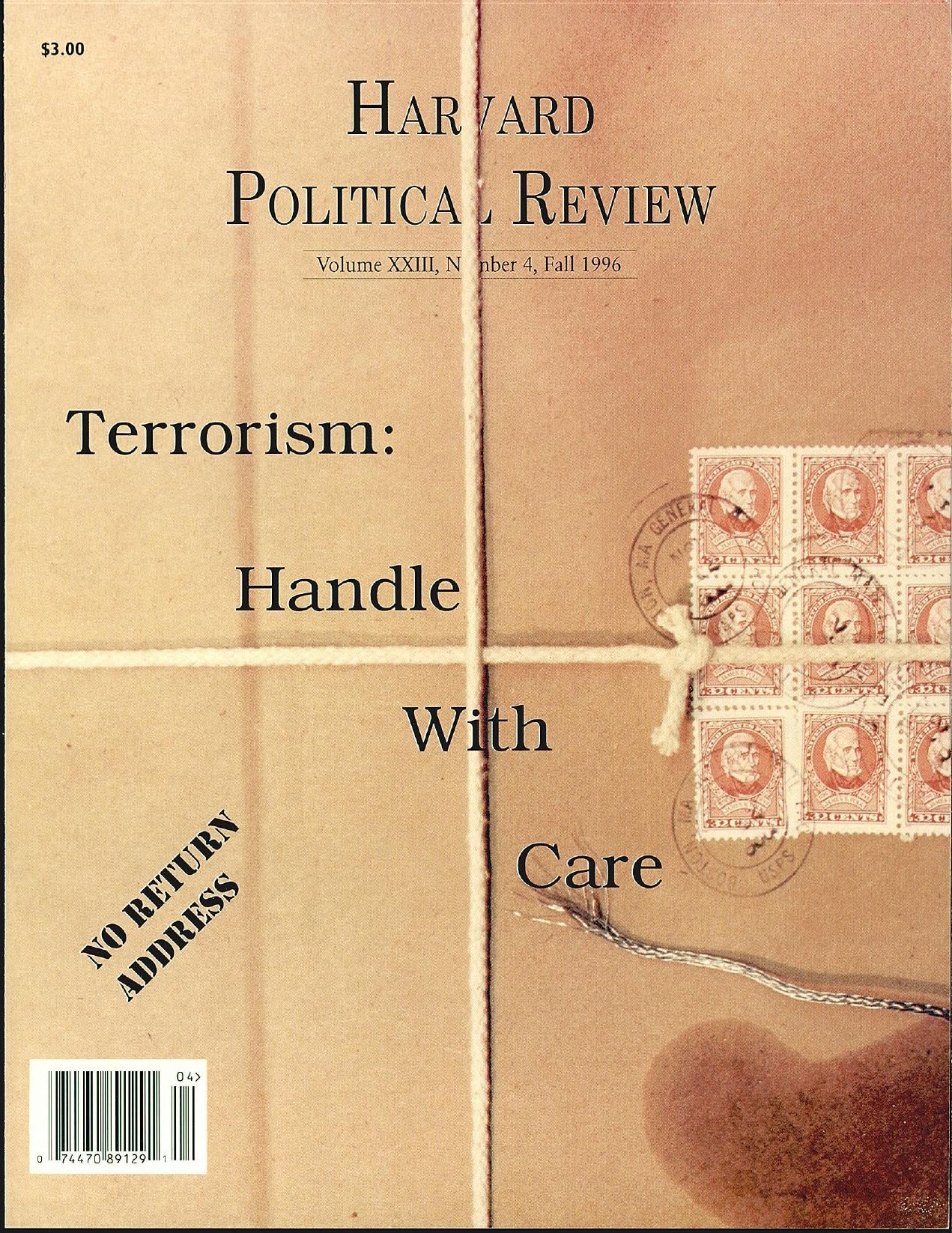 Fall 1996 by The Harvard Political Review - Issuu