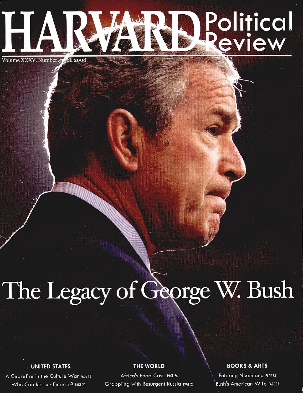 Fall 2008 by The Harvard Political Review - Issuu