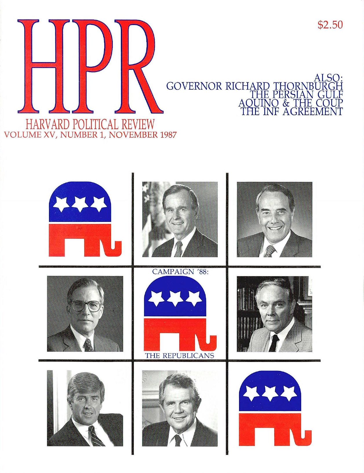 November 1987 by The Harvard Political Review - Issuu