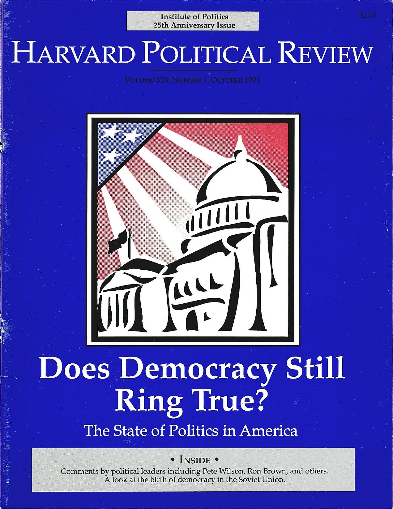 October 1991 by The Harvard Political Review - Issuu