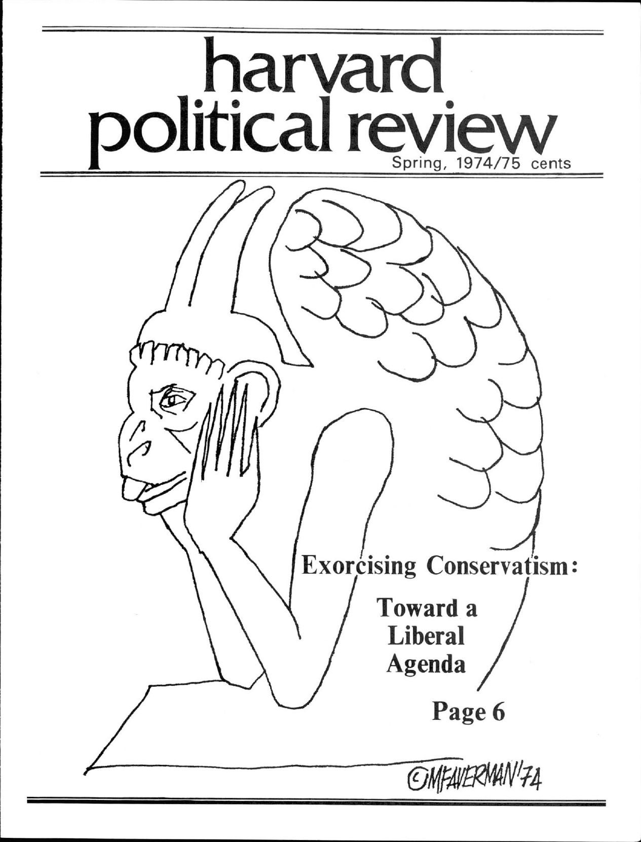 Spring 1974 by The Harvard Political Review - Issuu
