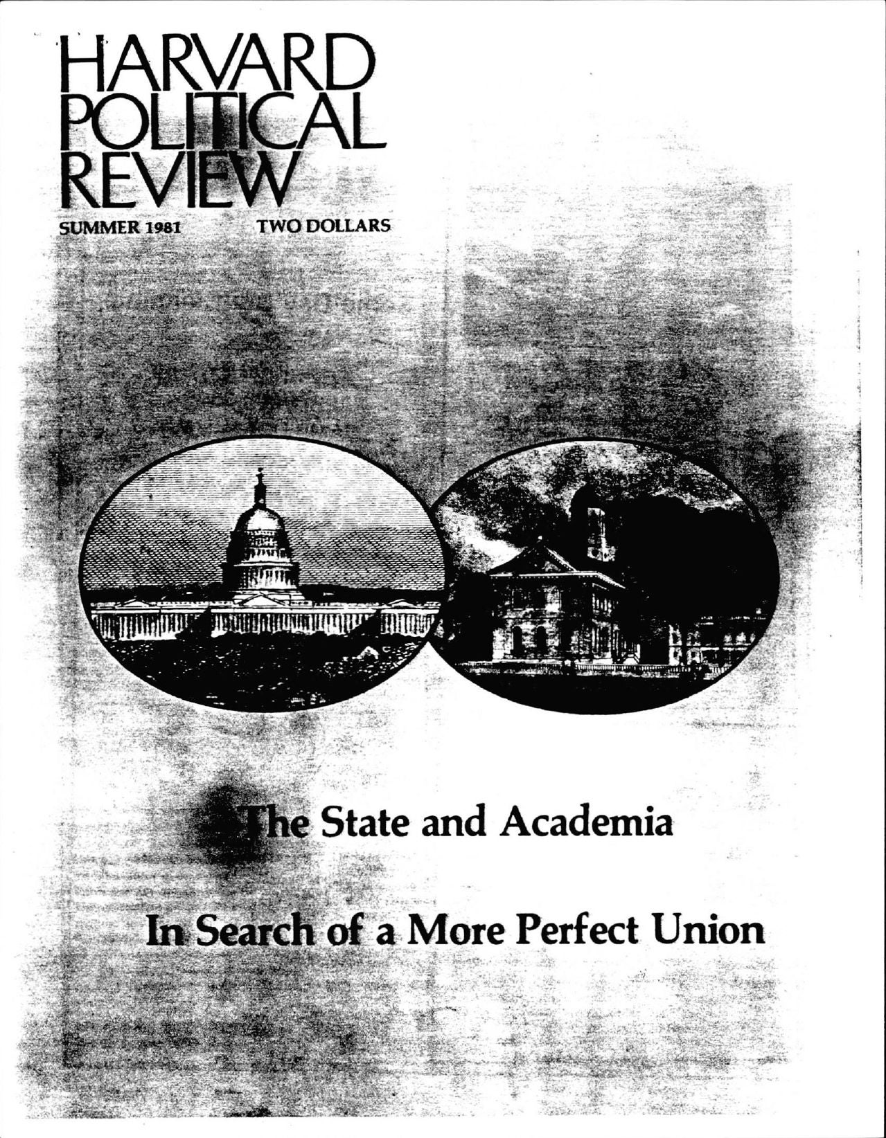 Summer 1981 by The Harvard Political Review - Issuu