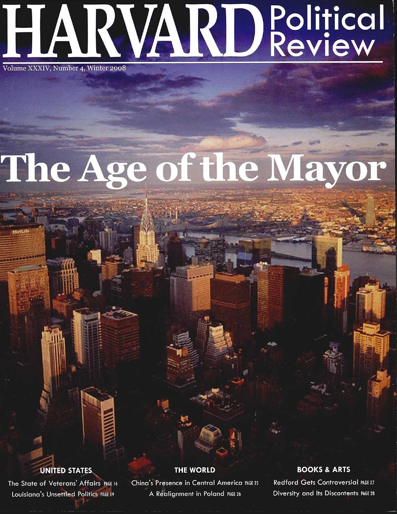Winter 2007 by The Harvard Political Review - Issuu