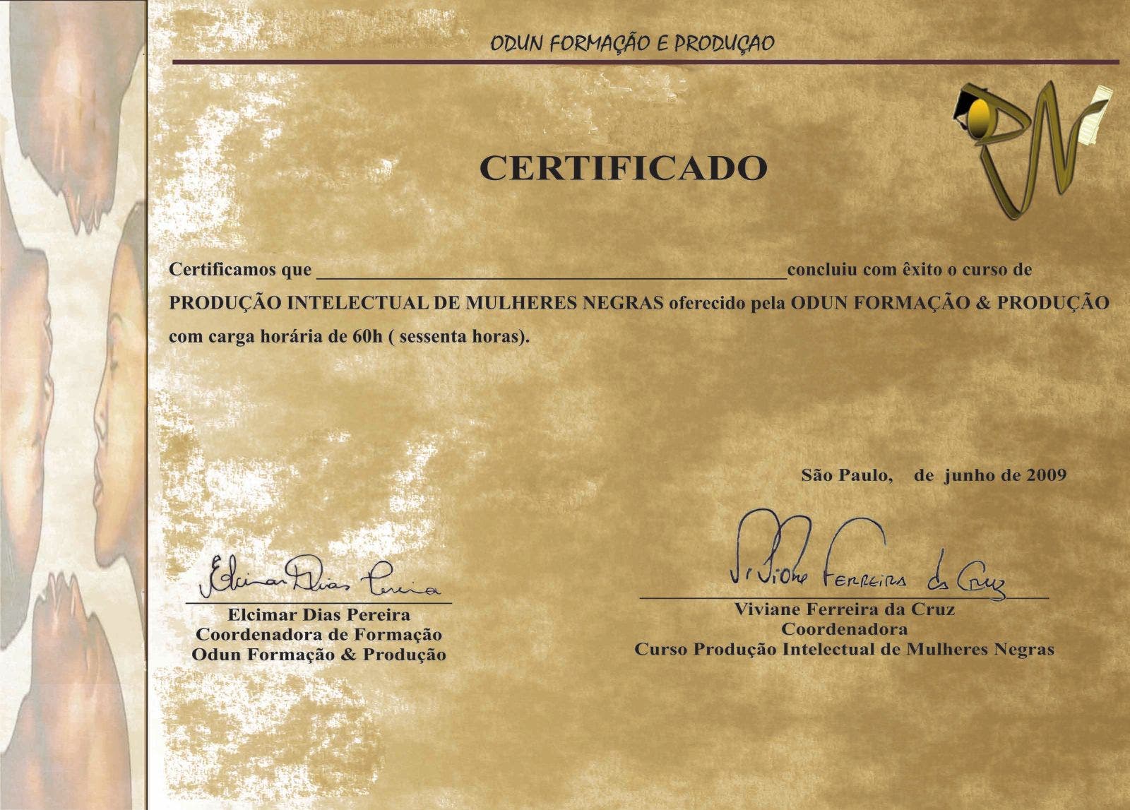 Certificado feito para Odun PRODUÇÕES by Ailton Pinheiro - Issuu
