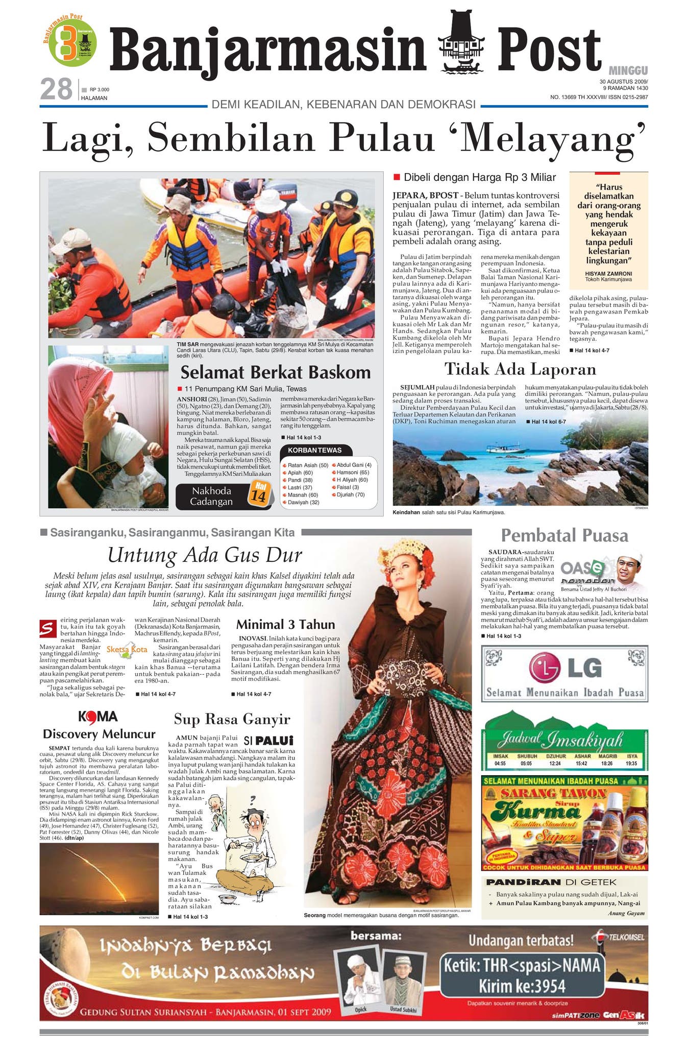Banjarmasin Post - Edisi Minggu 30 Agustus 2009 by Banjarmasin Post - Issuu