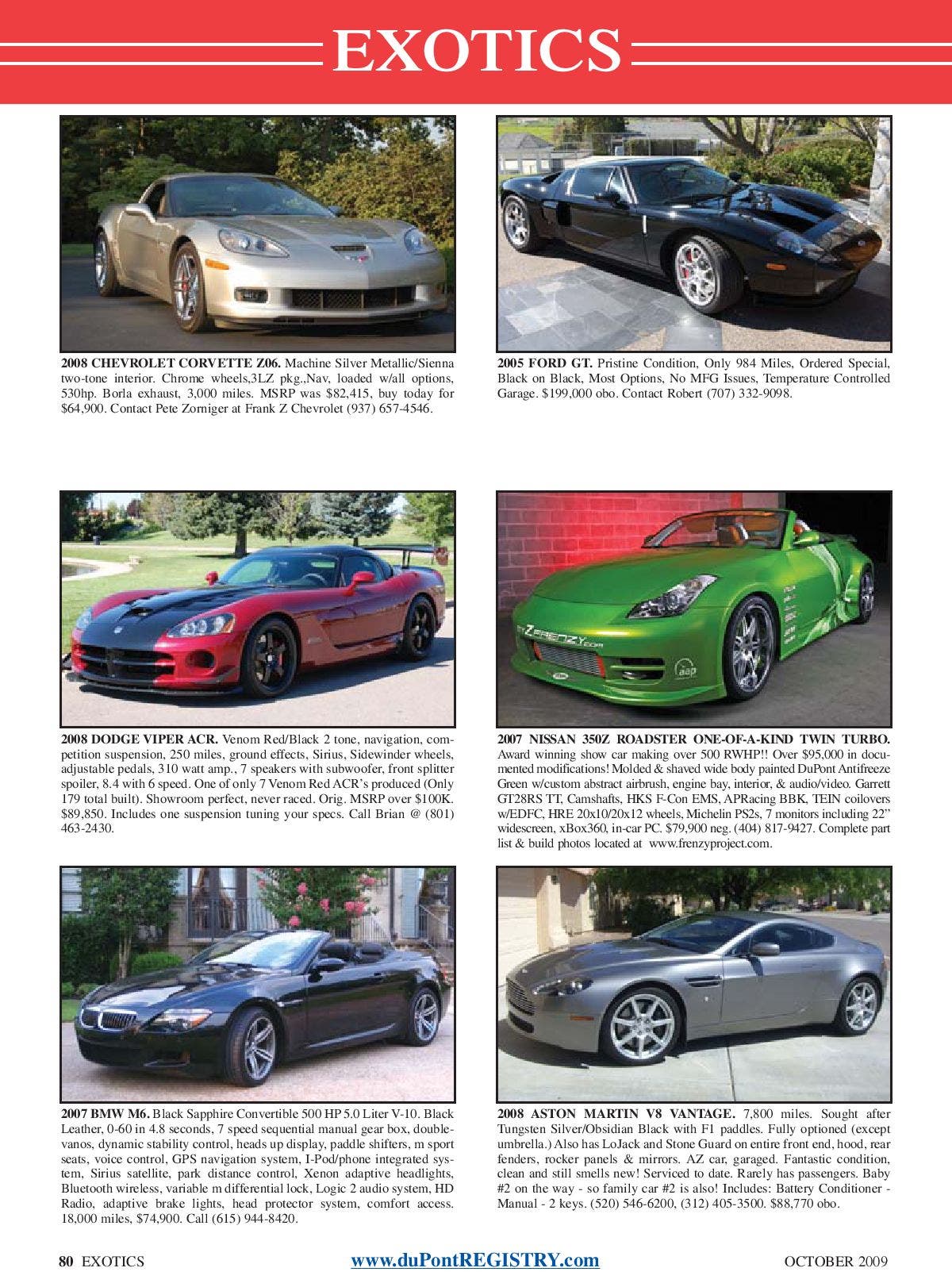 duPontREGISTRY Autos October 2009 by duPont REGISTRY - Issuu