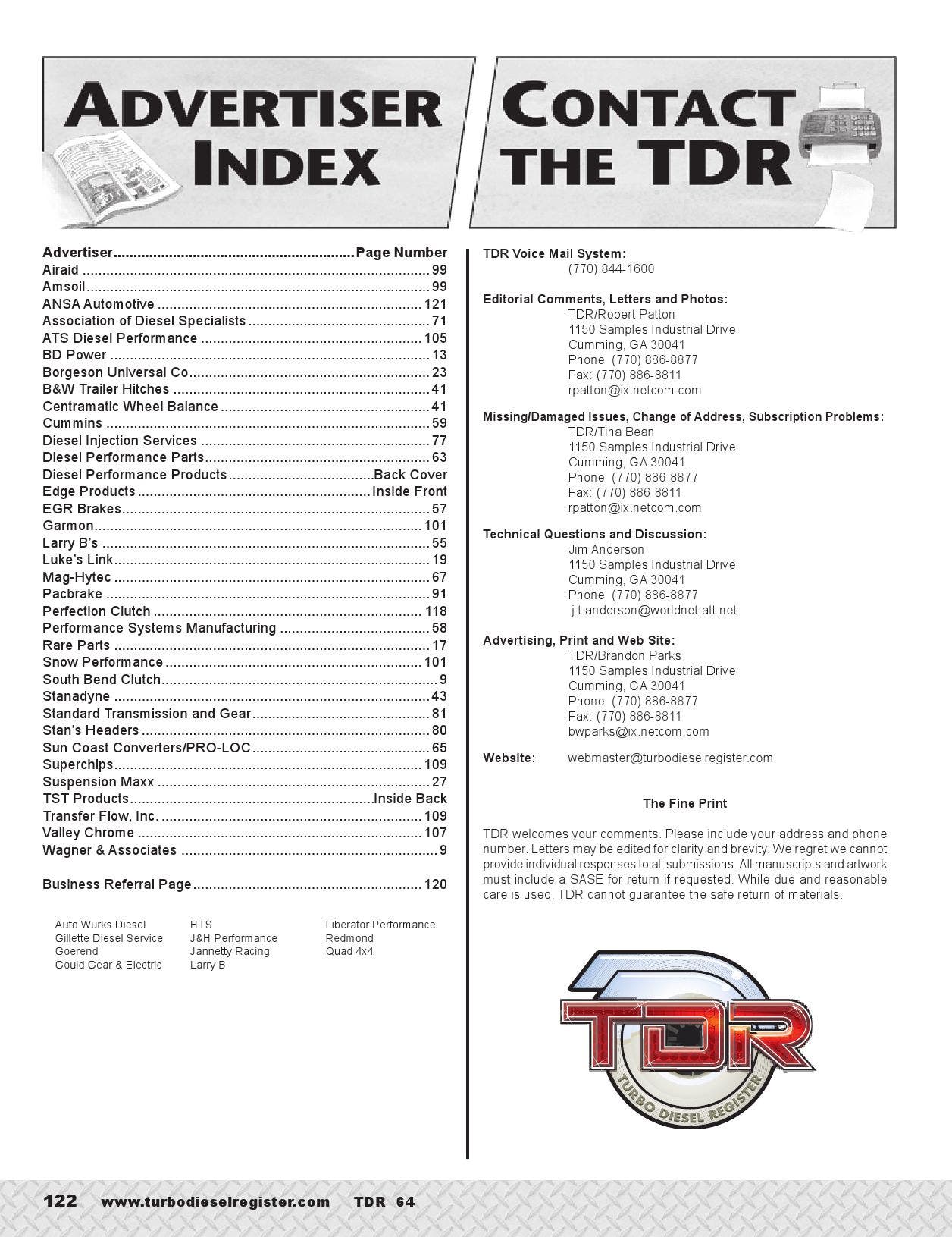 Turbo Diesel Register - Issue 64 by Turbo Diesel Register - Issuu
