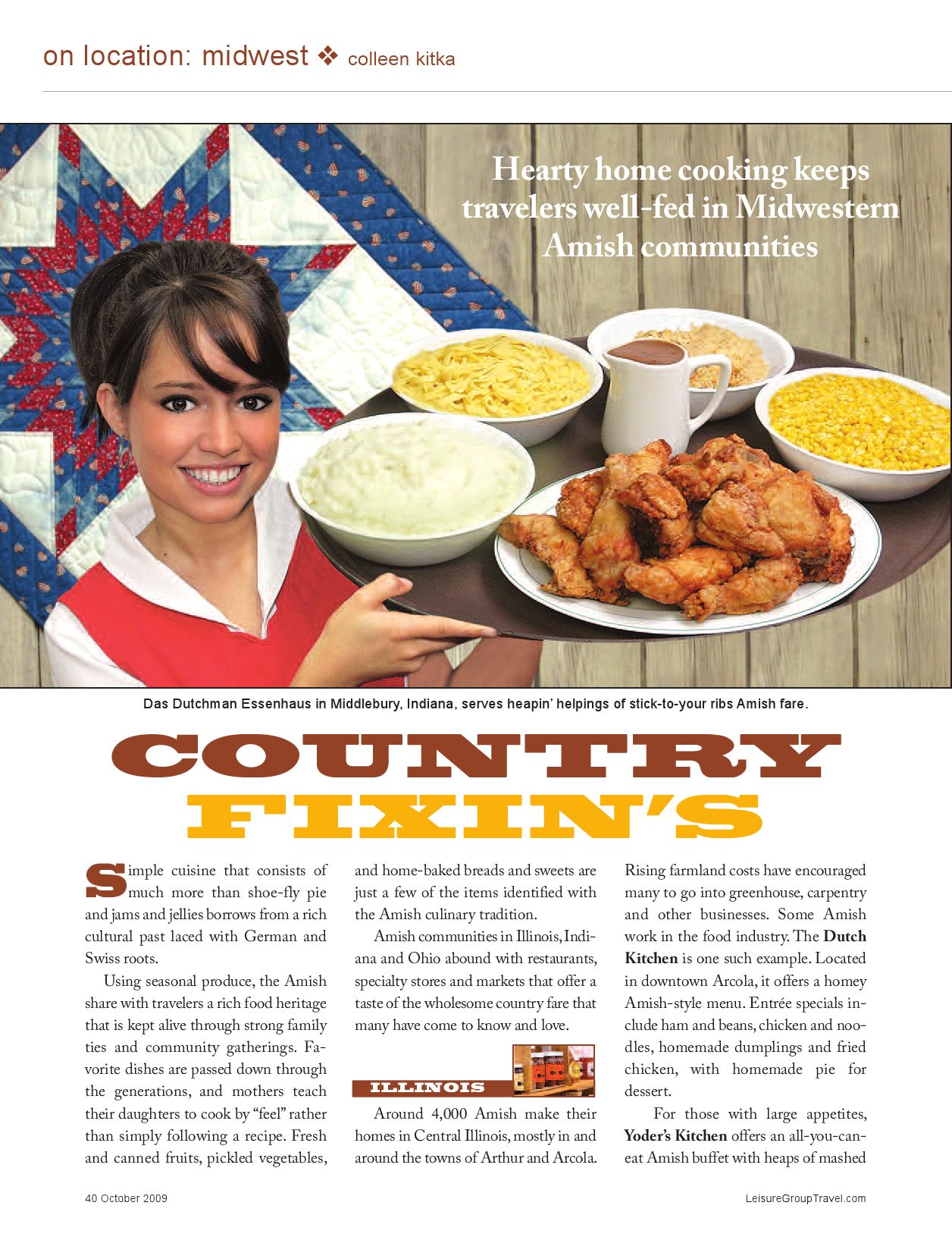Midwest: Amish Country Fixin’s by Premier Travel Media - Issuu