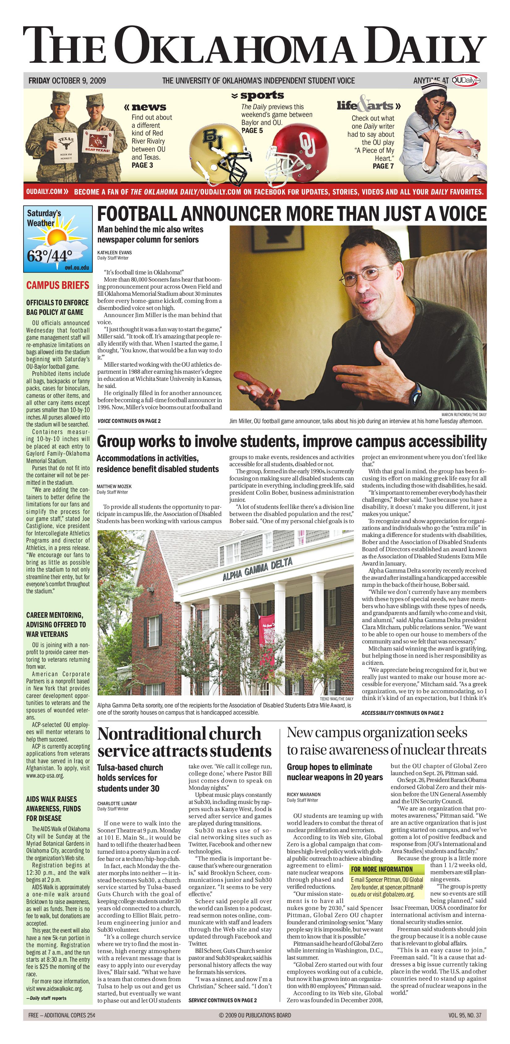The Oklahoma Daily by OU Daily - Issuu