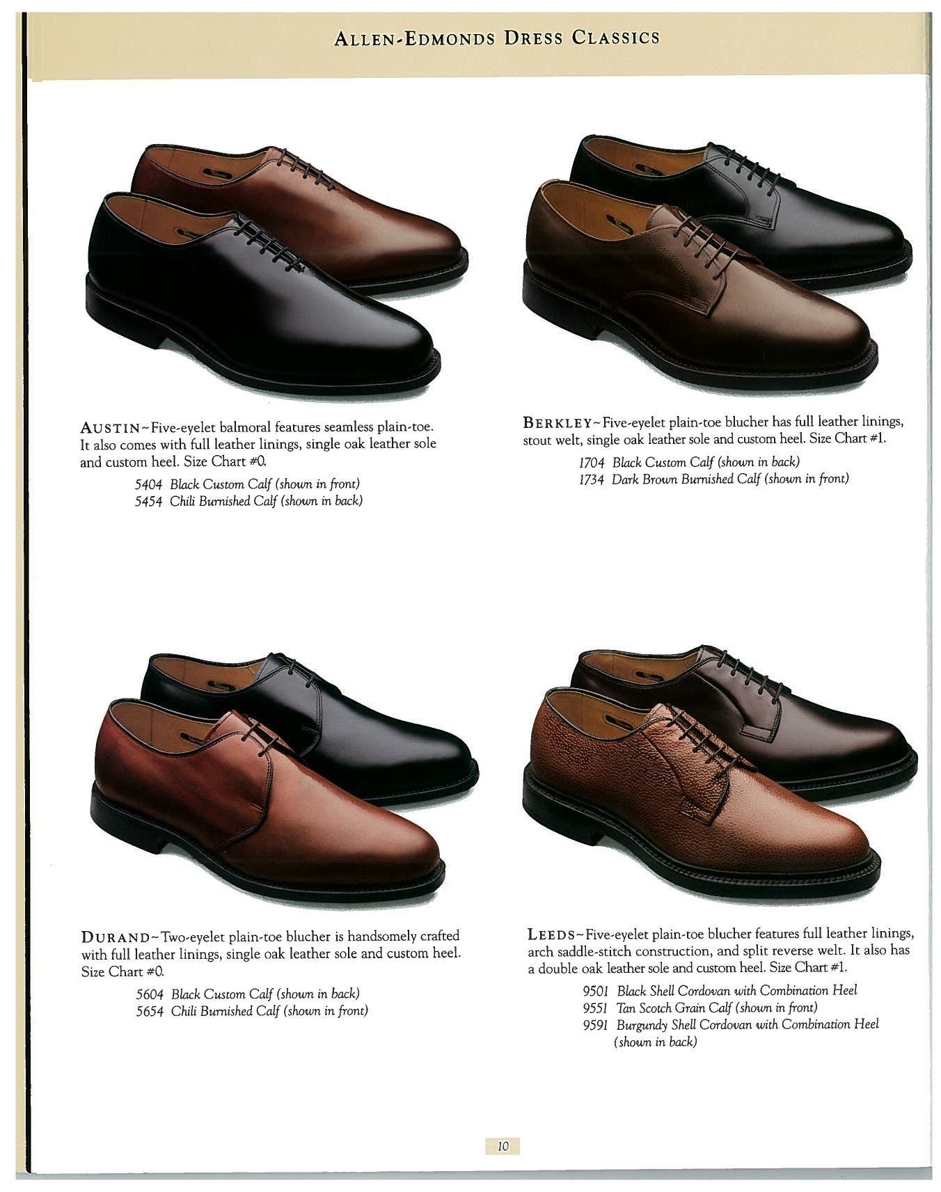 Fall 1998 Catalog by Allen Edmonds Shoe Corporation - Issuu