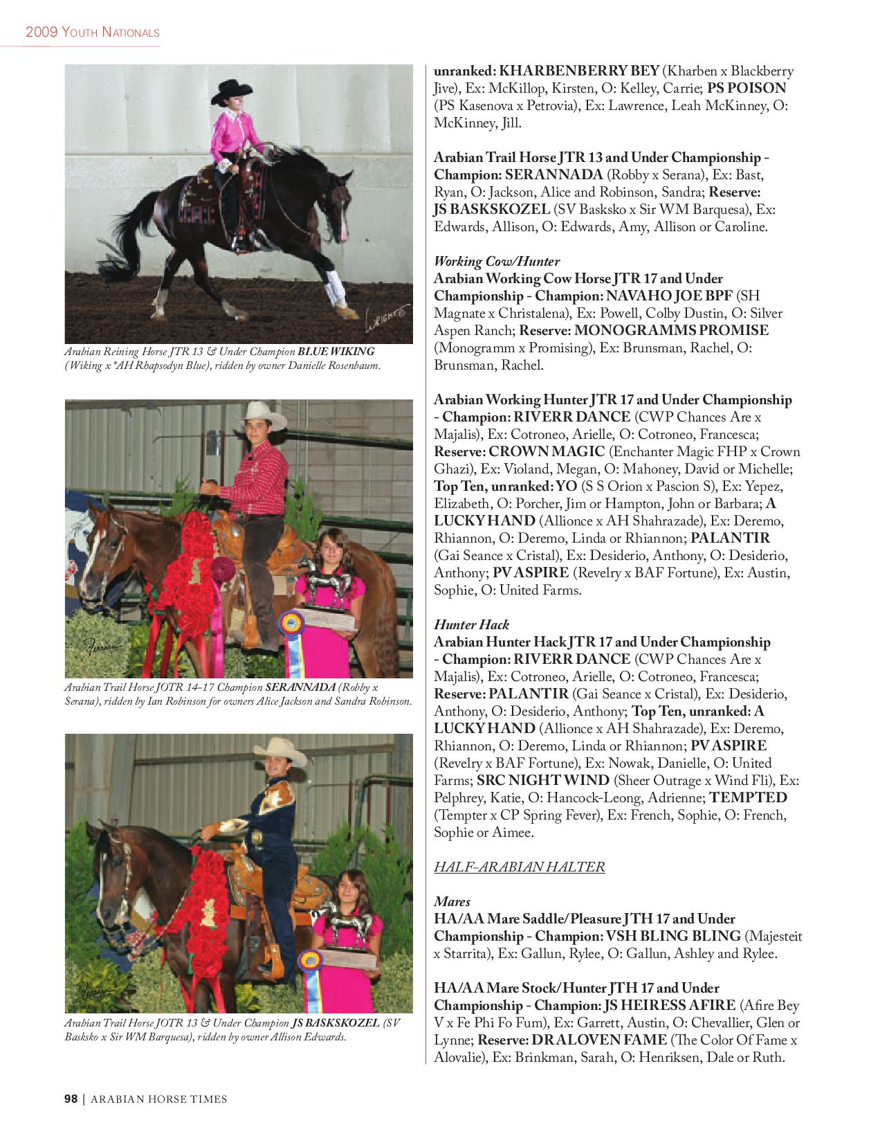 Arabian Horse Times October 2009 by Arabian Horse Times - Issuu