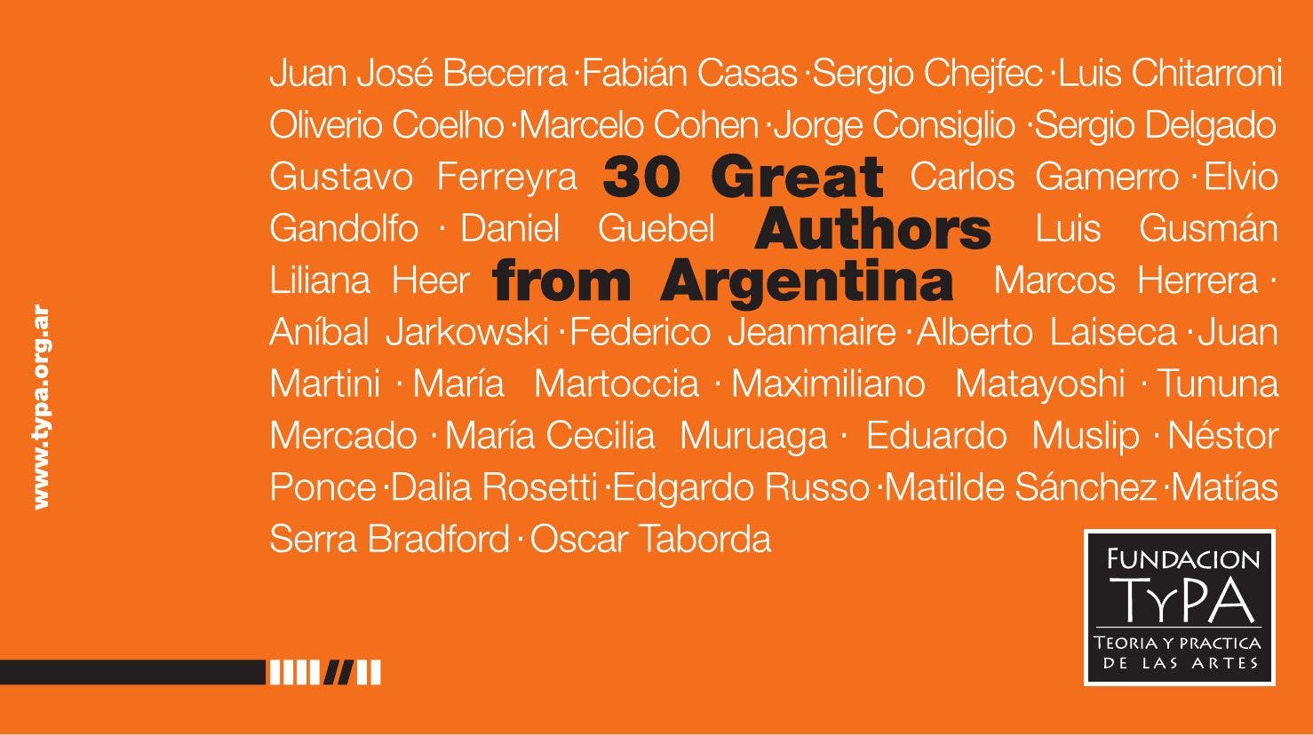30 Great Authors From Argentina by Fundación TyPA - Issuu