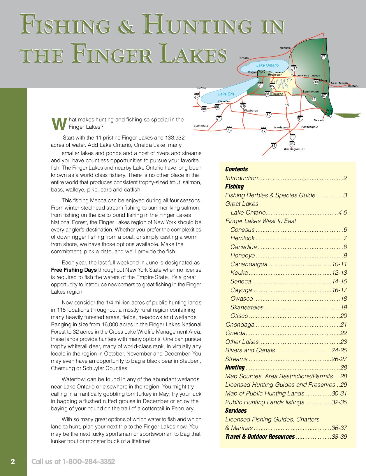 New York's Finger Lakes Fishing & Hunting Guide by Finger Lakes Tourism ...