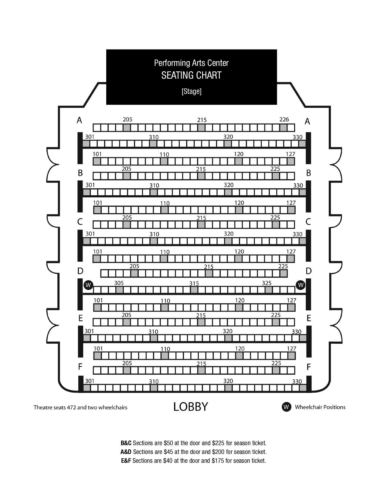 http://www.uscb.edu/uploads/PAC_Seating_Chart by University of South ...