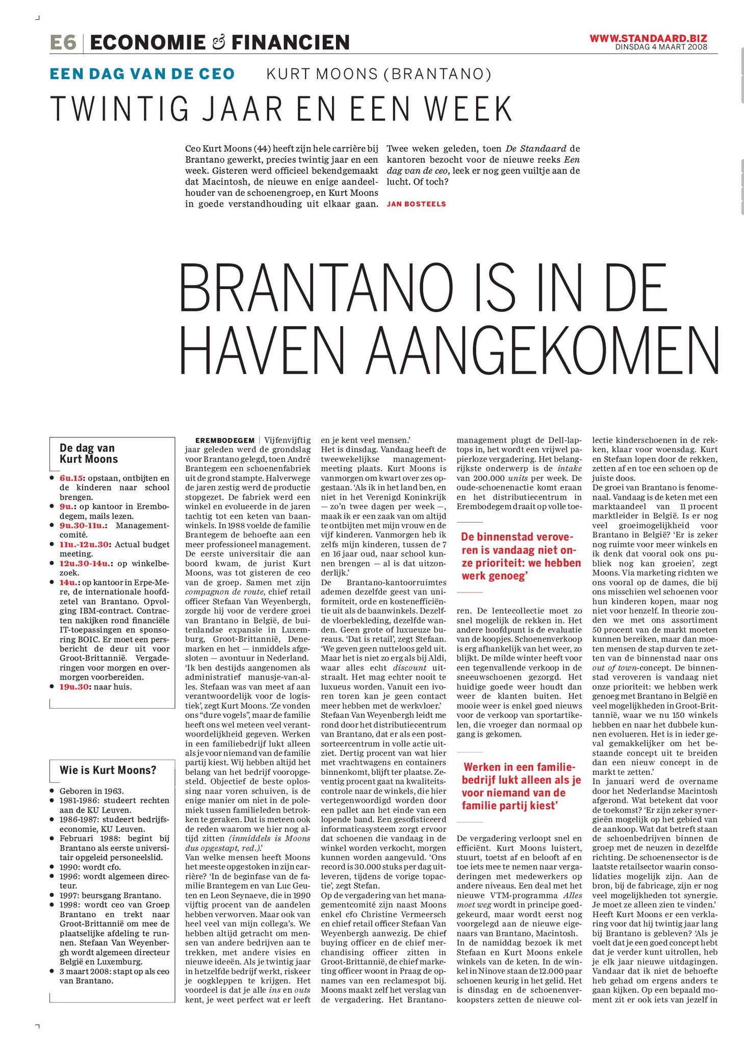 Een dag van de CEO - Kurt Moons by jan bosteels - Issuu