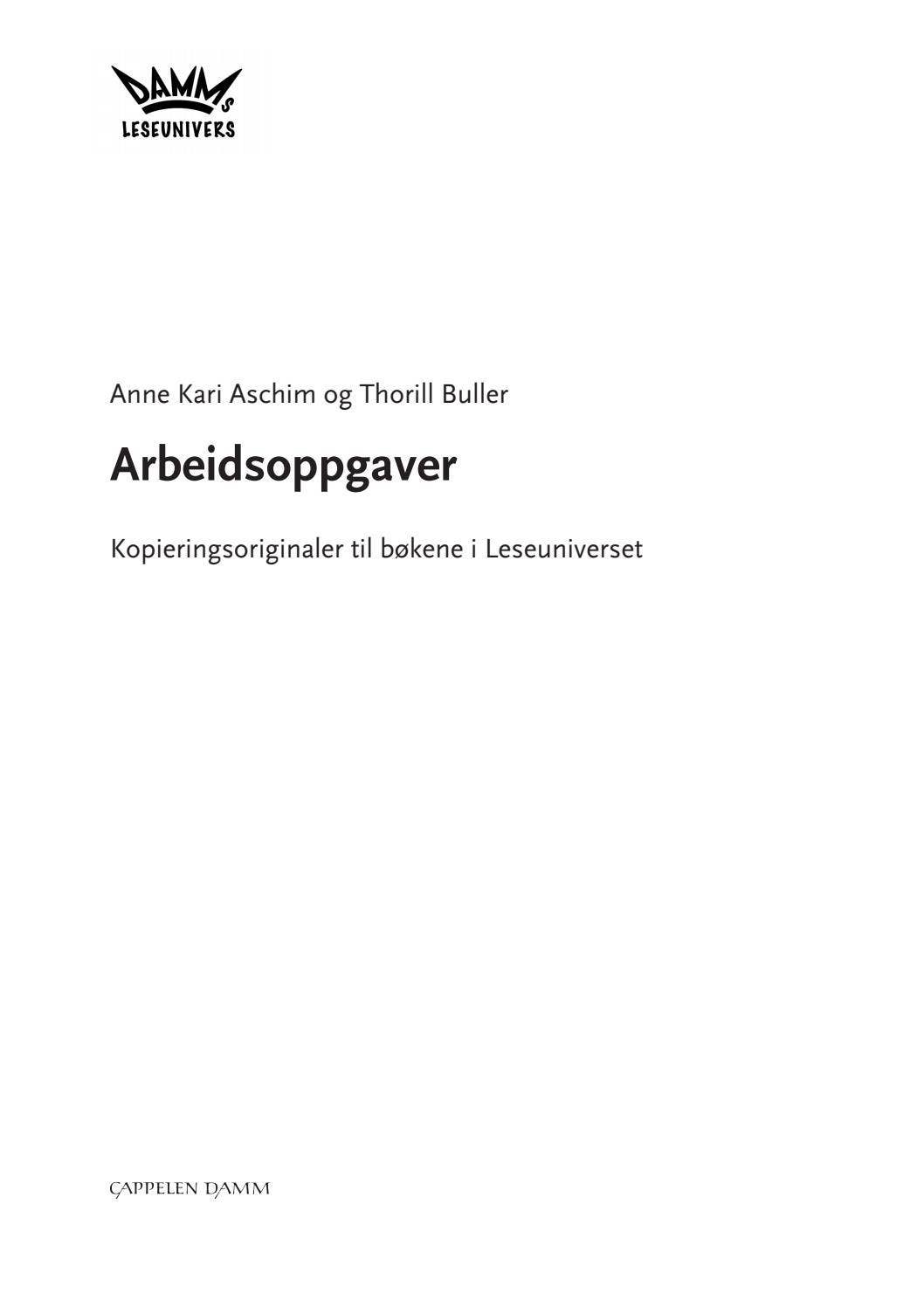 Damms leseunivers by Cappelen Damm AS - Issuu