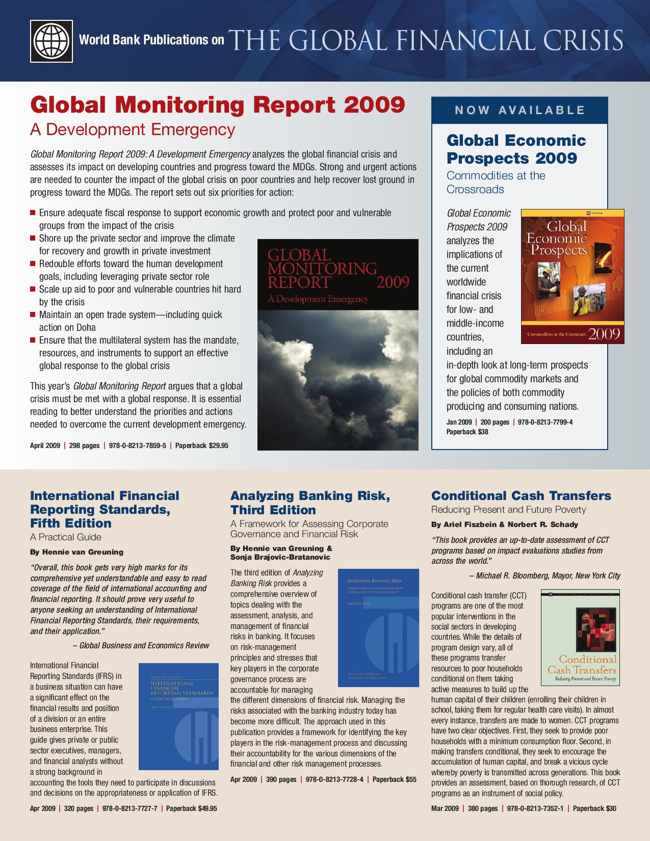 World Bank Publications on The Global Financial Crisis by World Bank ...