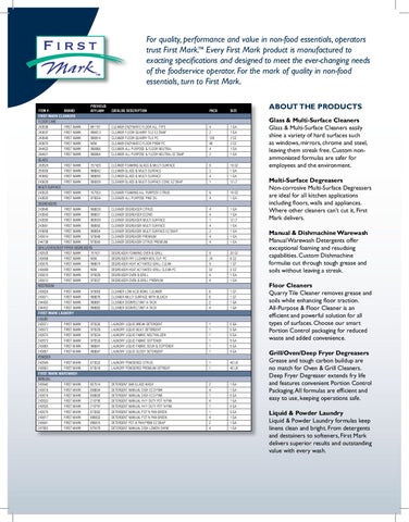 First Mark Products by Performance Foodservice - Issuu