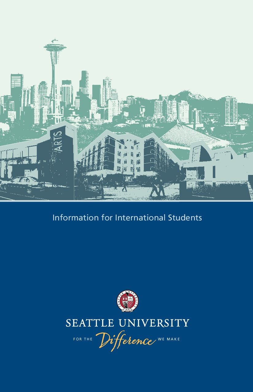 International Brochure by Seattle University - Issuu