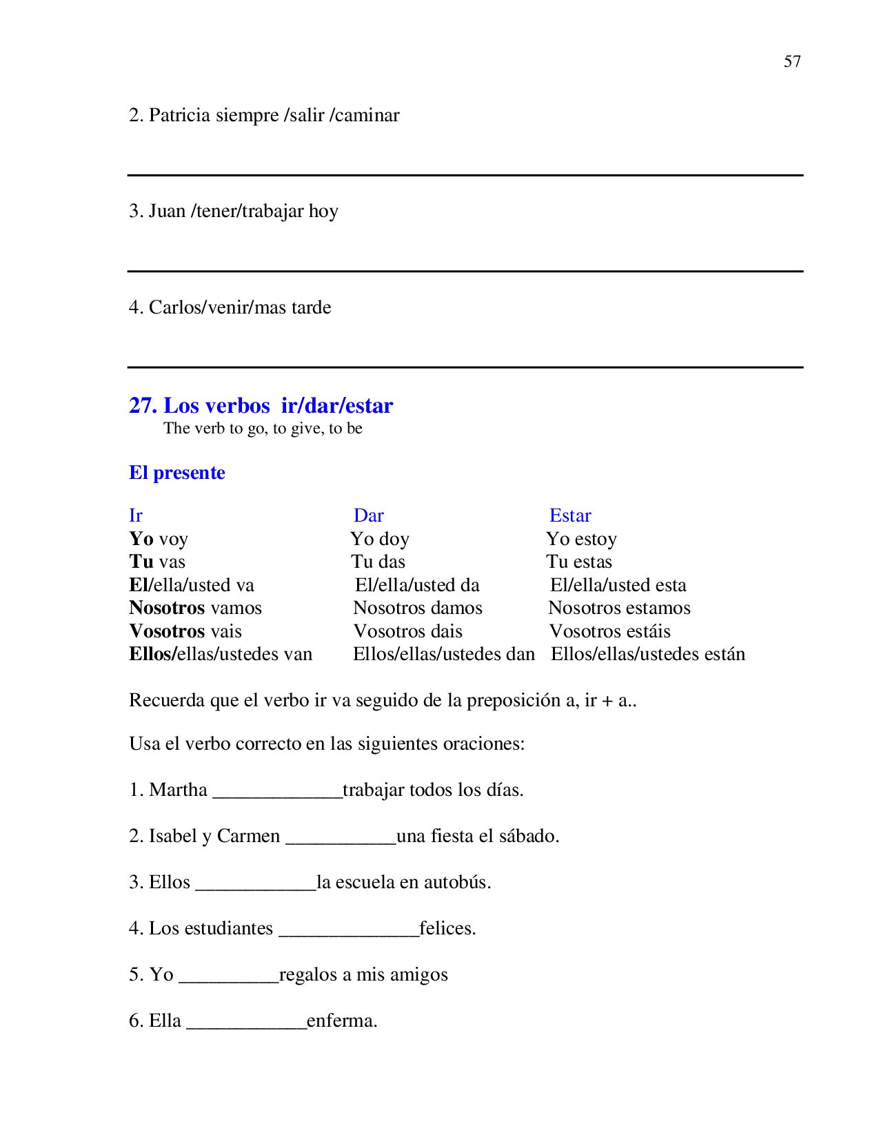 Spanish Worksbook (Manual de Ejercicios de Español) by Aldea Educativa ...