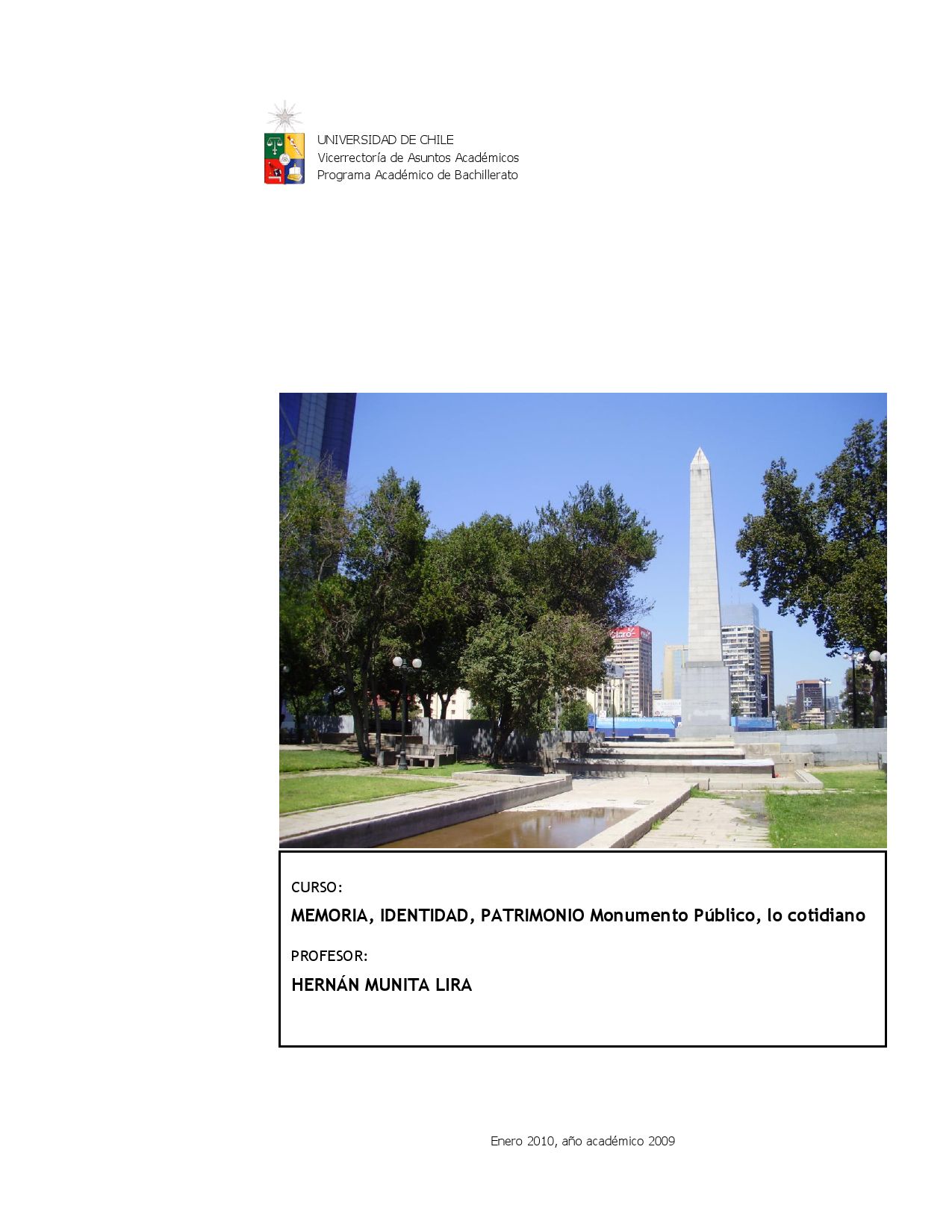 Monumentos Públicos Parque Balmaceda by Hernán Munita - Issuu