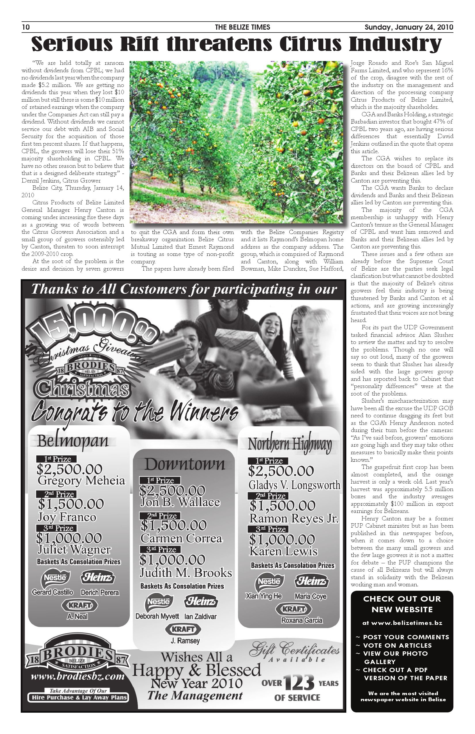 Belize Times Newspaper by Belize Times Press - Issuu