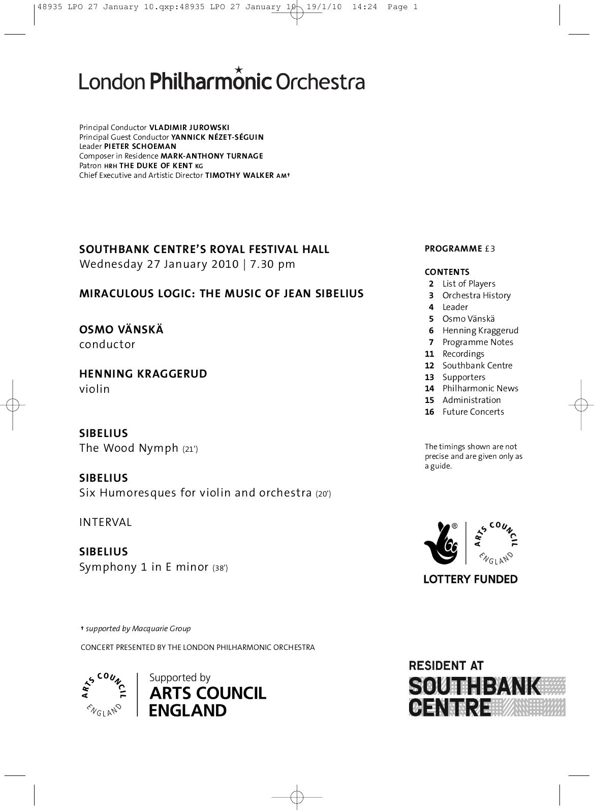 27Jan10 LPO Programme notes by London Philharmonic Orchestra - Issuu